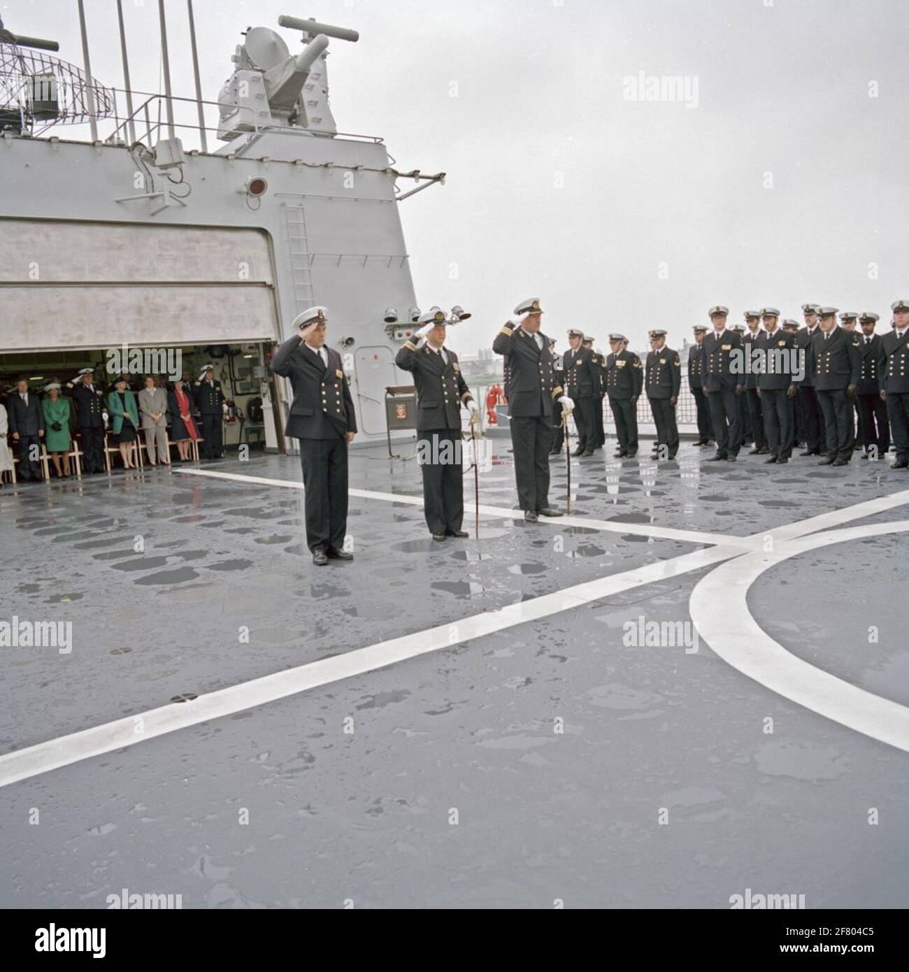 The submission of the M-FREGAT HR.MS. Van Amstel (1993-) at the Kon. Me ...
