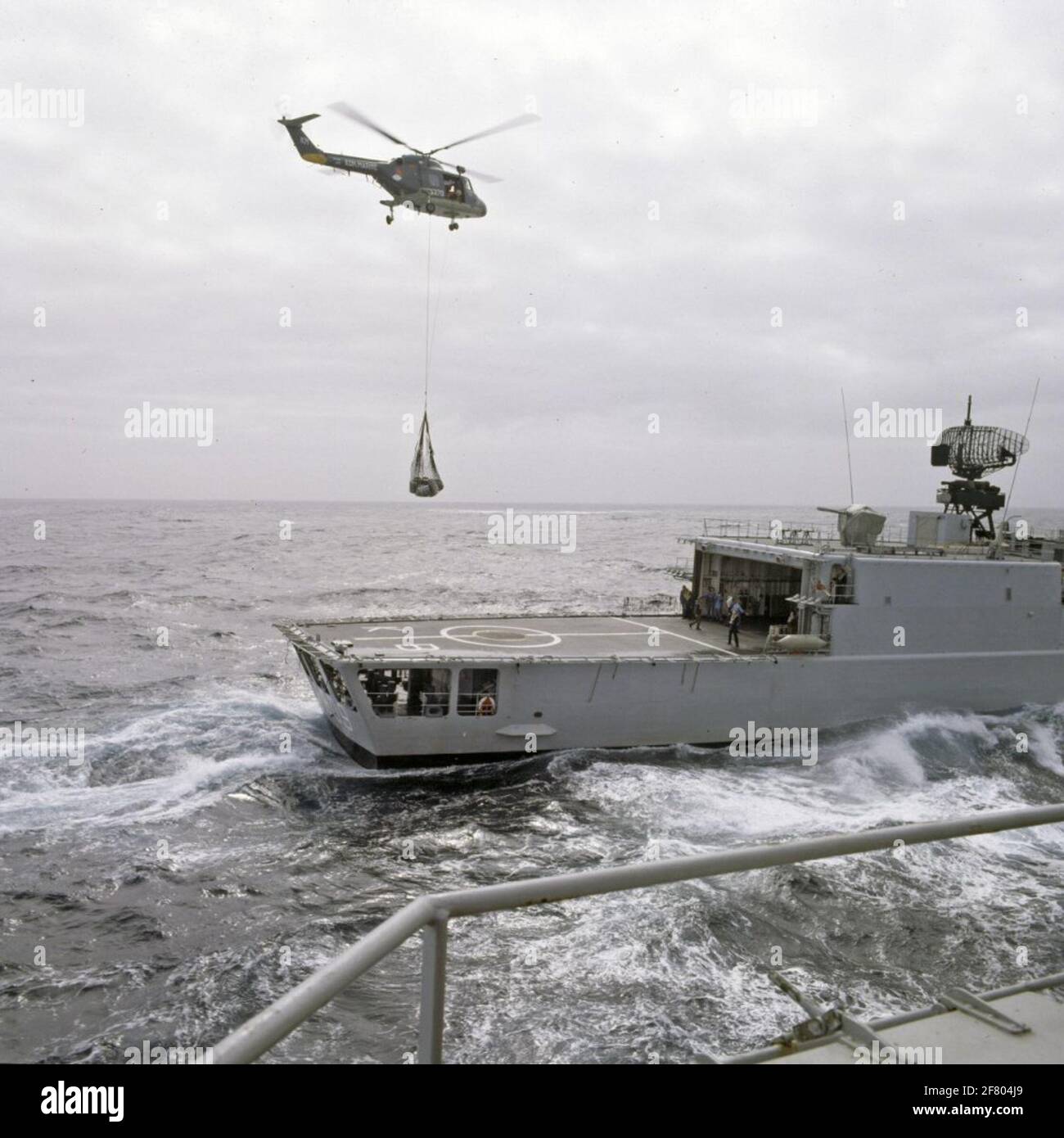 A Westland SH-14D Navy Lynx submarine control helicopter (1976-) relies ...