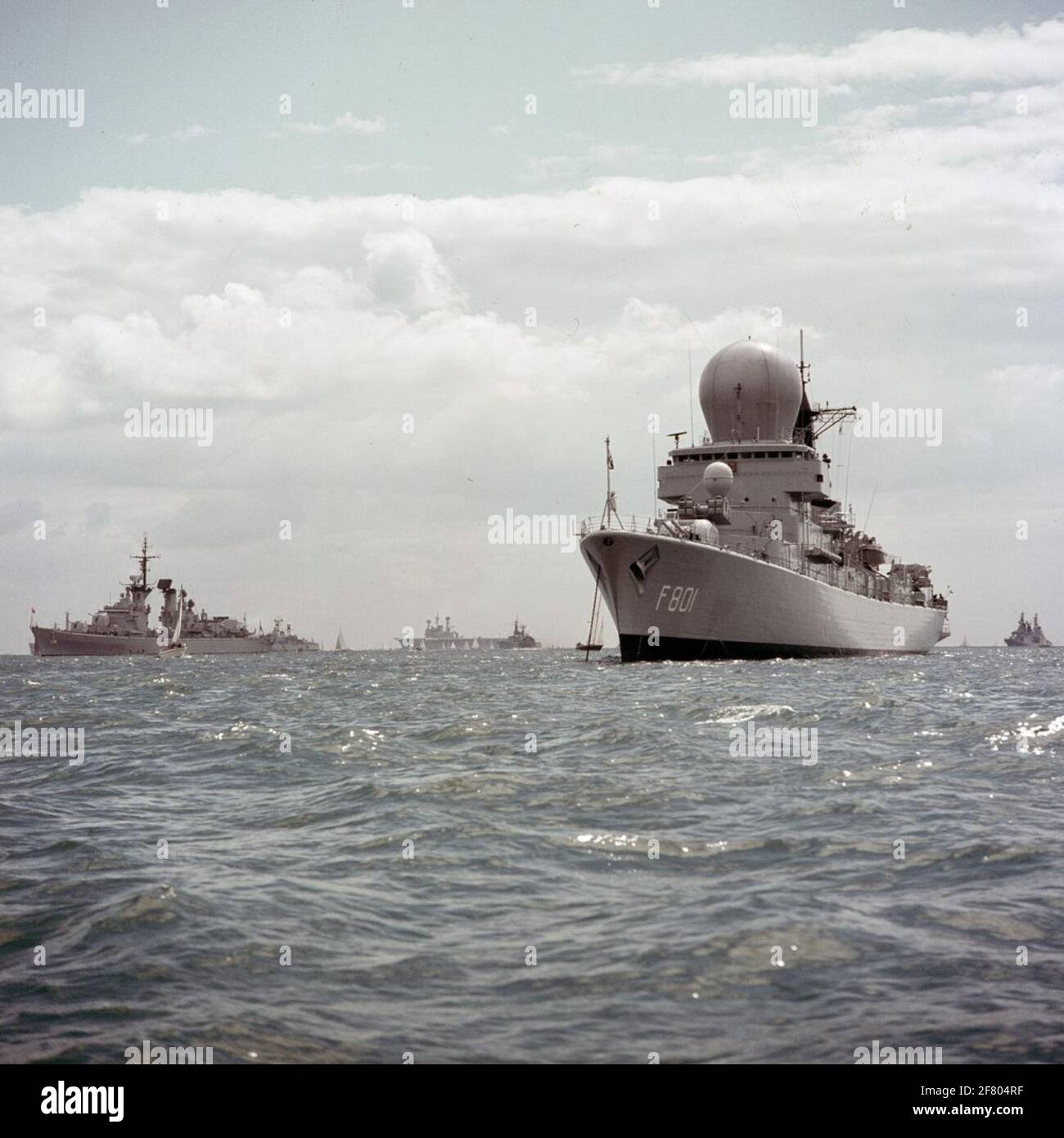 The GW frigate Hr.Ms. Tromp (1975-1999) for anchor Stock Photo - Alamy