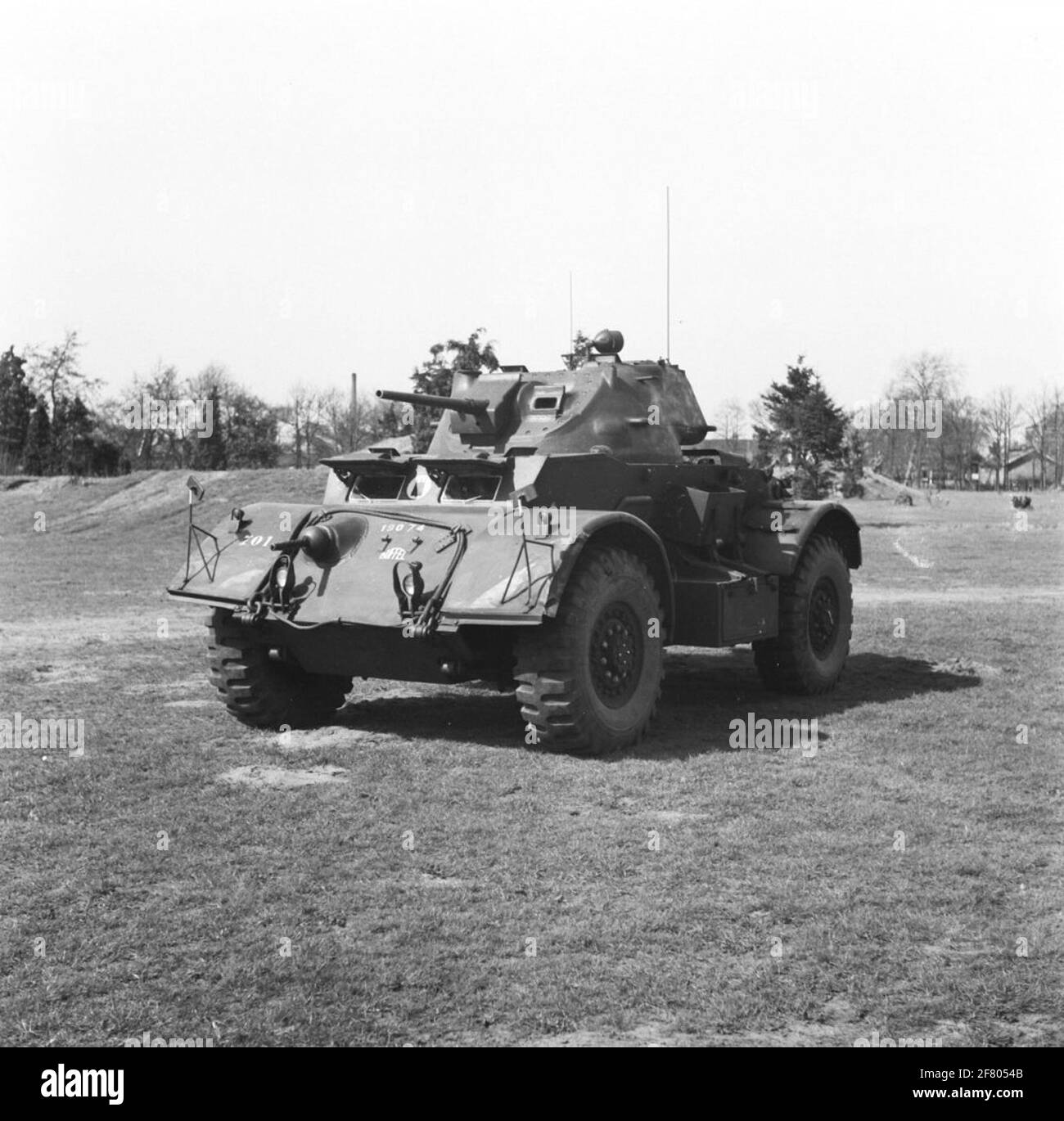 A staghound armored car with the name 'Buffel'. This reconnaissance ...