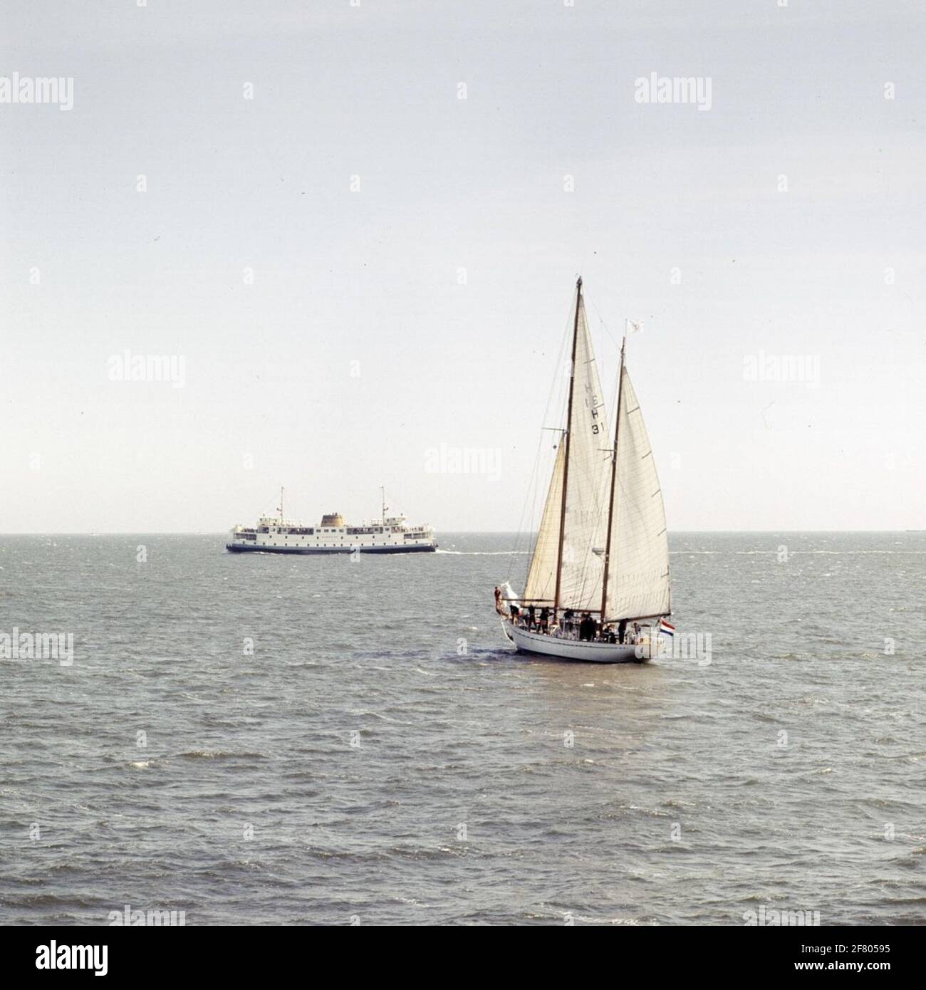The sailing training ship Hr.Ms. Urania (ex-tromp, 1938 - present ...