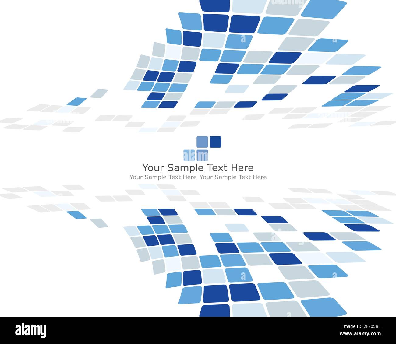 Abstract Futuristic Grid Business Background. Checked Business ...