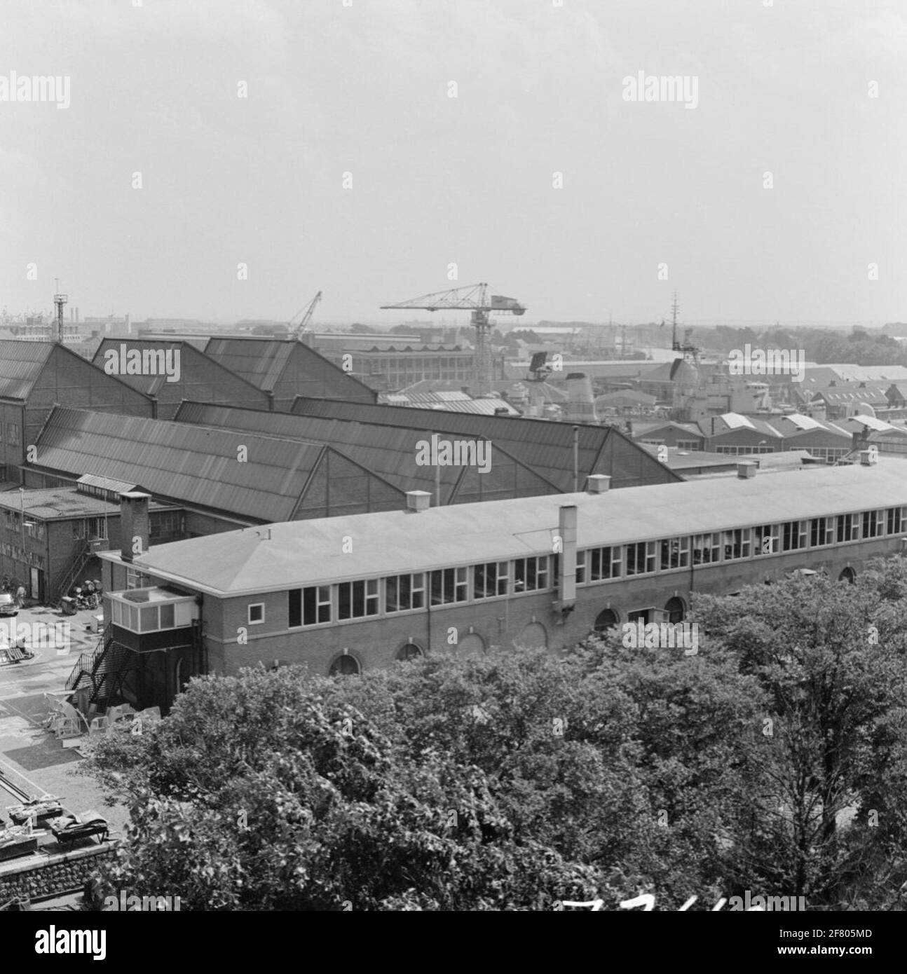 Overview photo Old Rijkswerf Stock Photo - Alamy