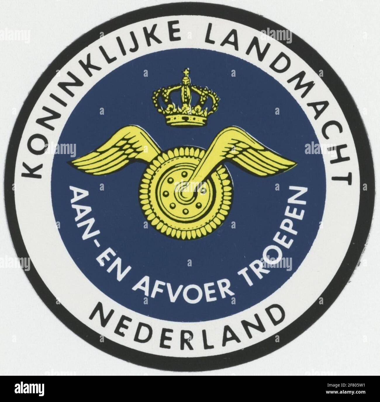 Emblem to and drain troops Royal army. from series recruitment, period ...