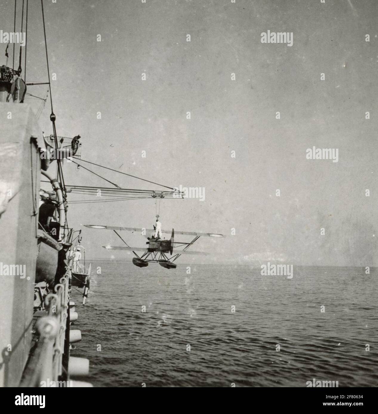 Cruiser Hr.Ms. Sumatra (1926-1942) Details Ship Life in Noi Stock Photo ...