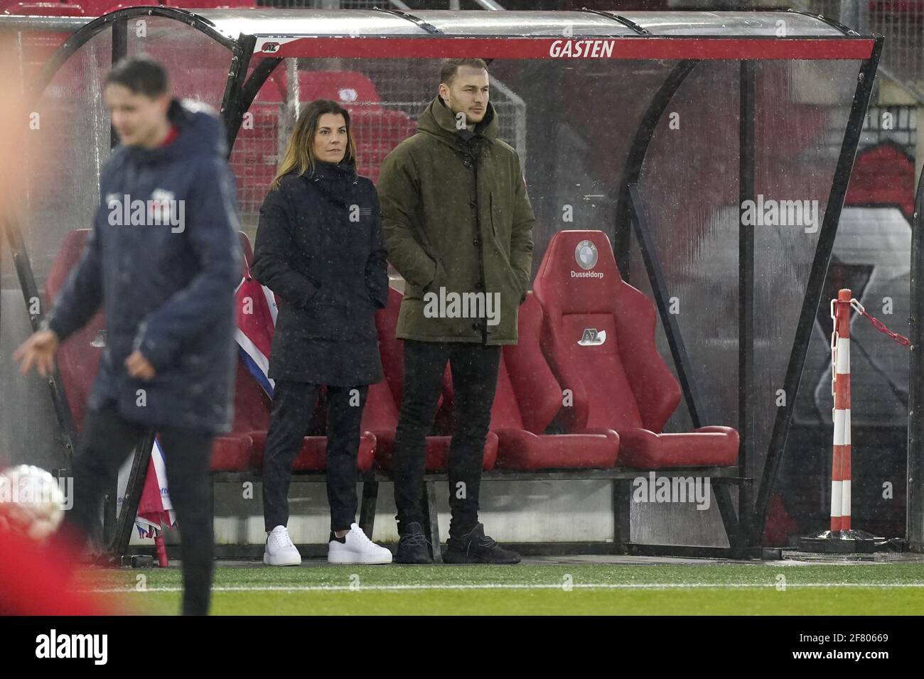 ALKMAAR,10-04-2021, AFAS Stadium, Dutch Eredivisie football, season ...