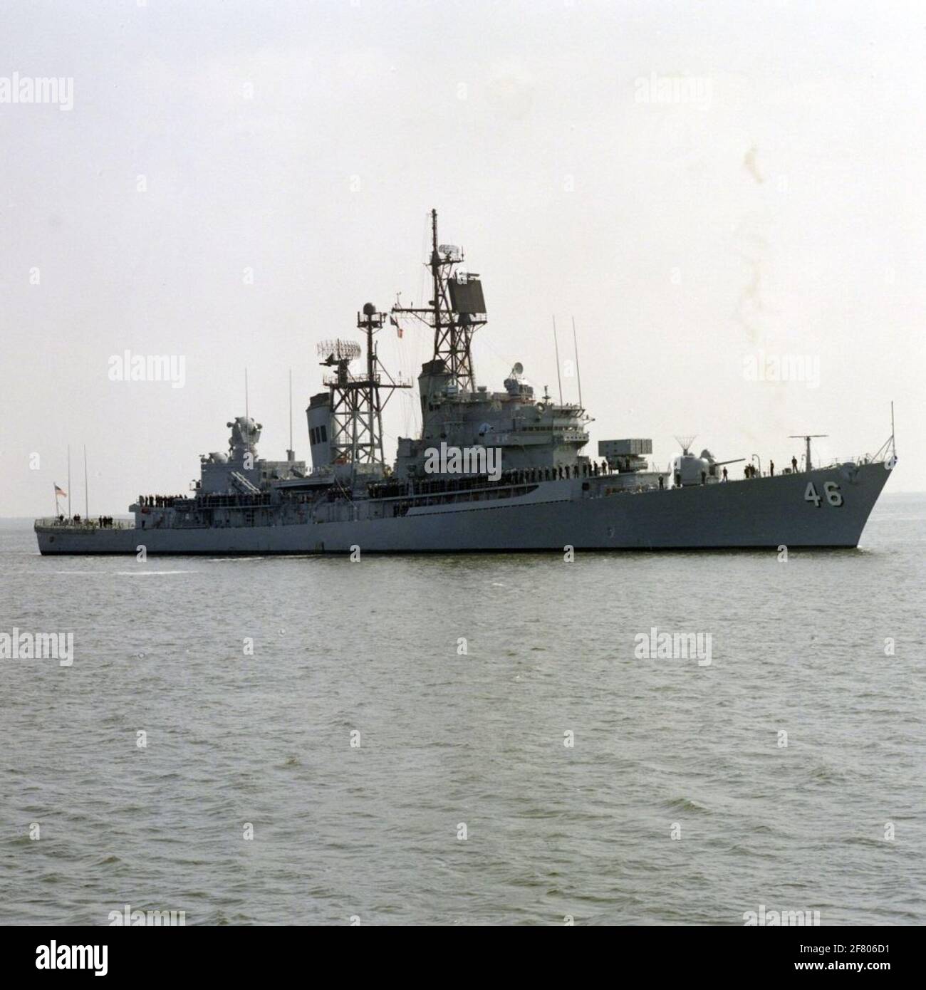 The American Destroyer USS Preble (DDG 46, 1960) was part of the ...