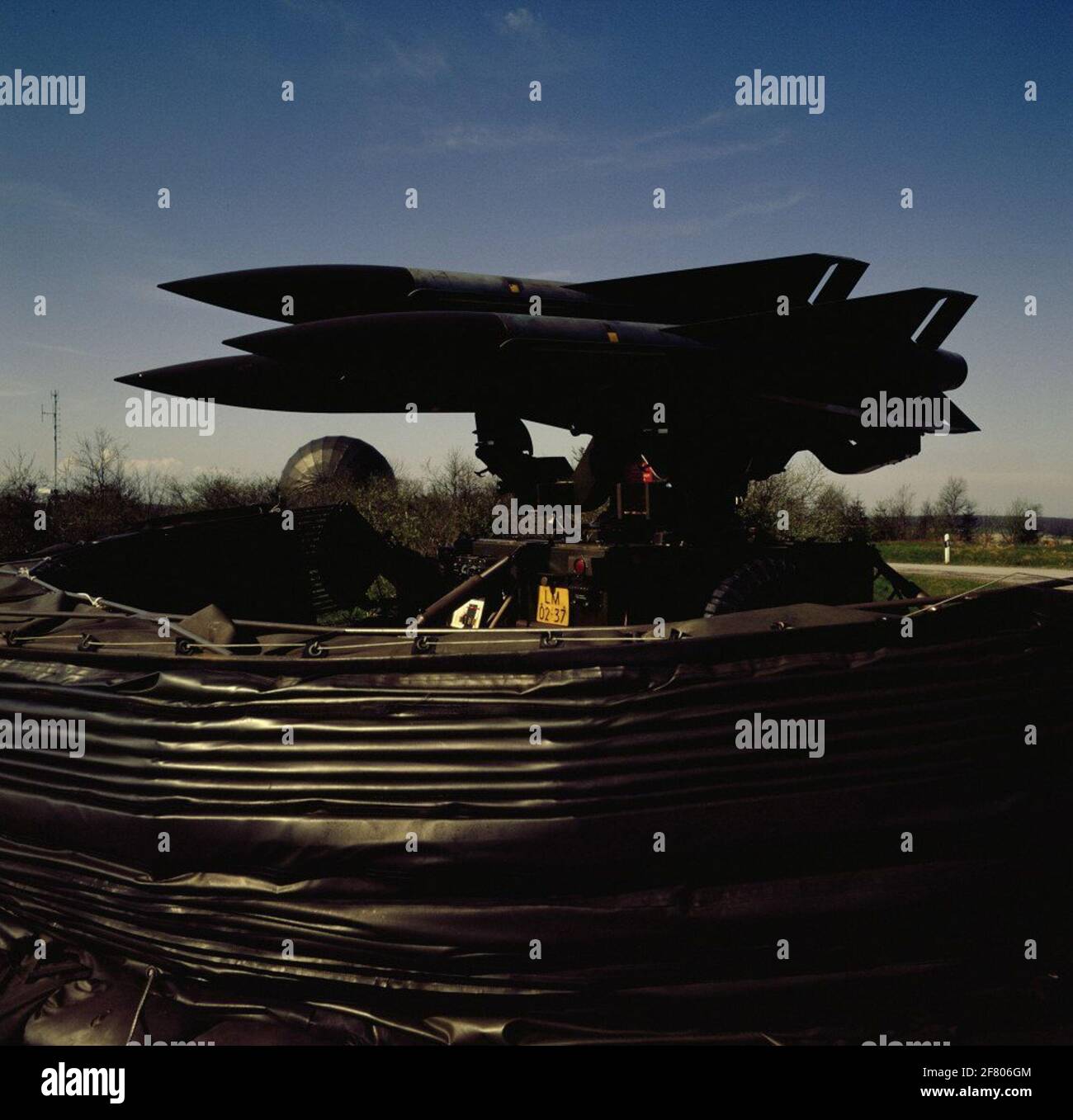 Hawk battery at the 3rd group of arms guided weapons in Blomberg, West ...