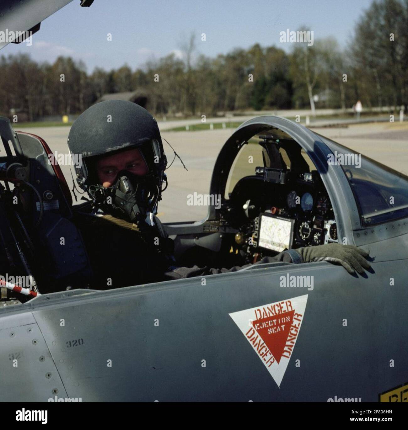 Flyer from a Northrop NF-5A is preparing for his flight Stock Photo - Alamy