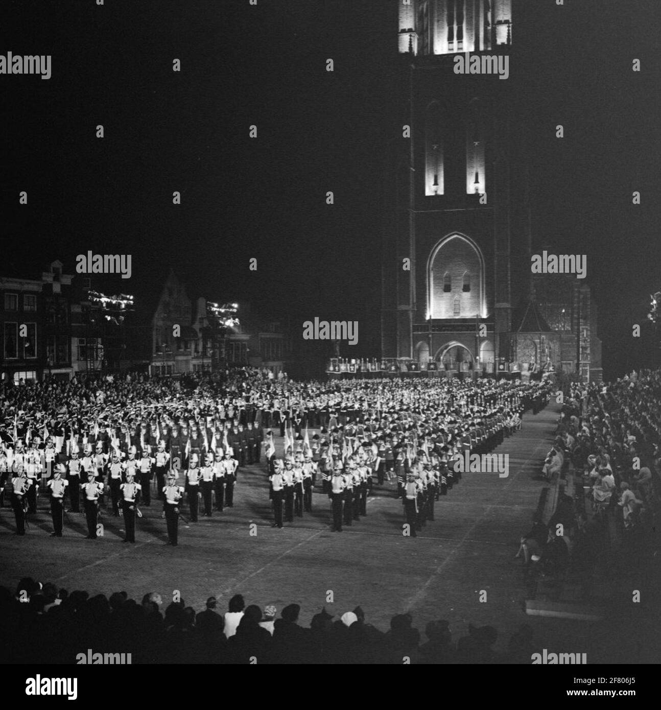 The national tattoo is held on the market in Delft. This tattoo had a ...