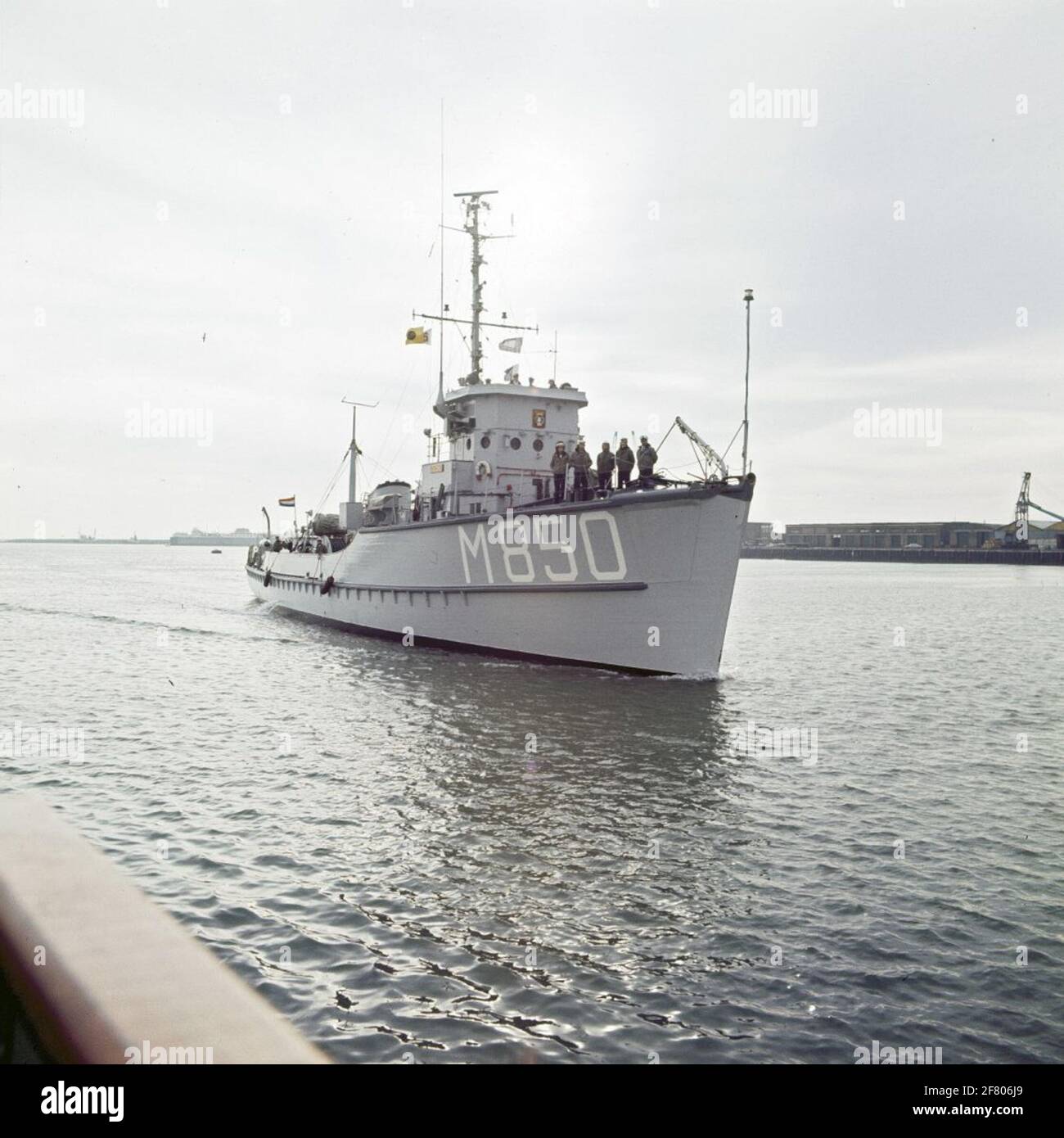 The mine sweep Hr.Ms. Borne (ex-ams 108, 1953-1974 Stock Photo - Alamy