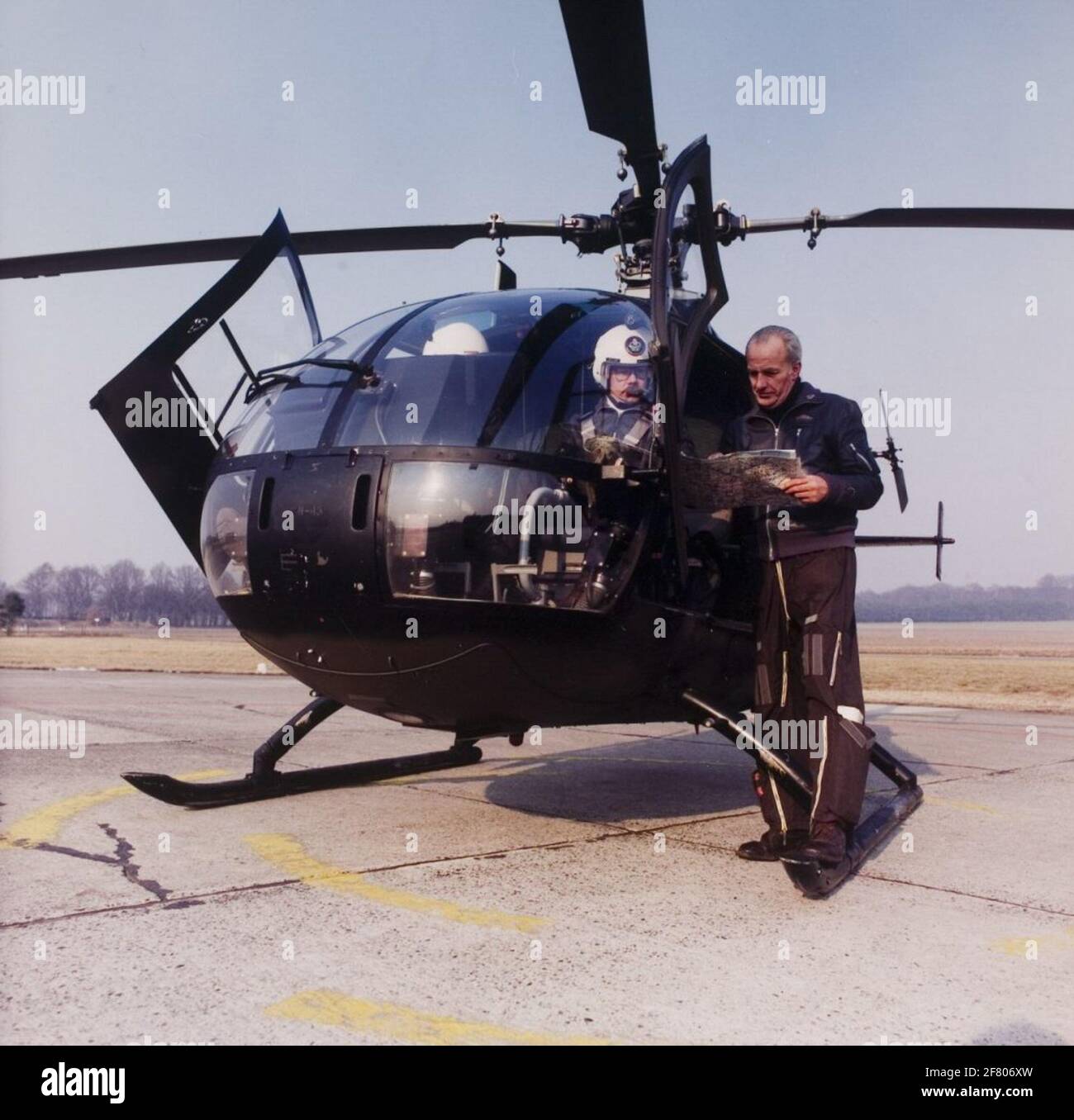 Helicopter MBB BO-105 C. Operational from 1975 and deployed for various ...