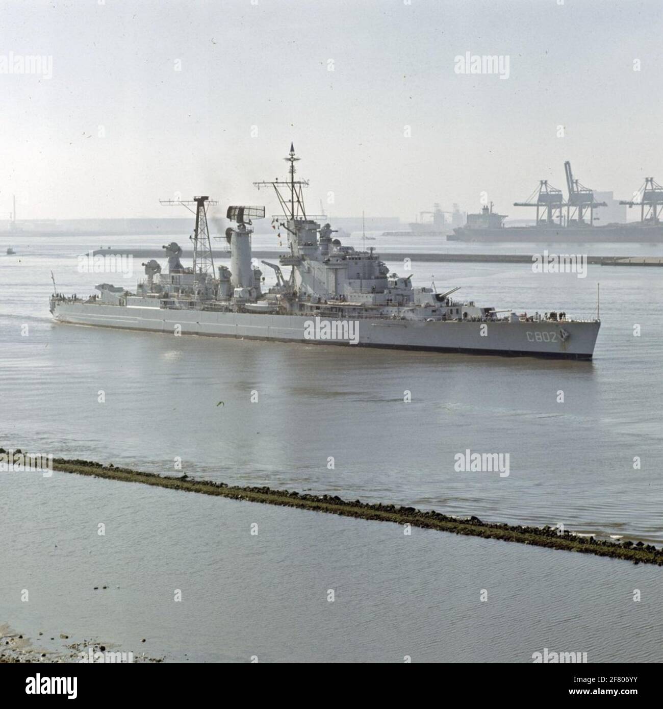 Cruiser Hr.Ms. The Seven Provinces (1954-1975 Stock Photo - Alamy