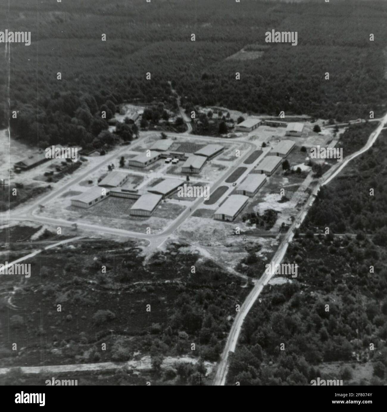 Aerial camp of Zeist camp Stock Photo - Alamy