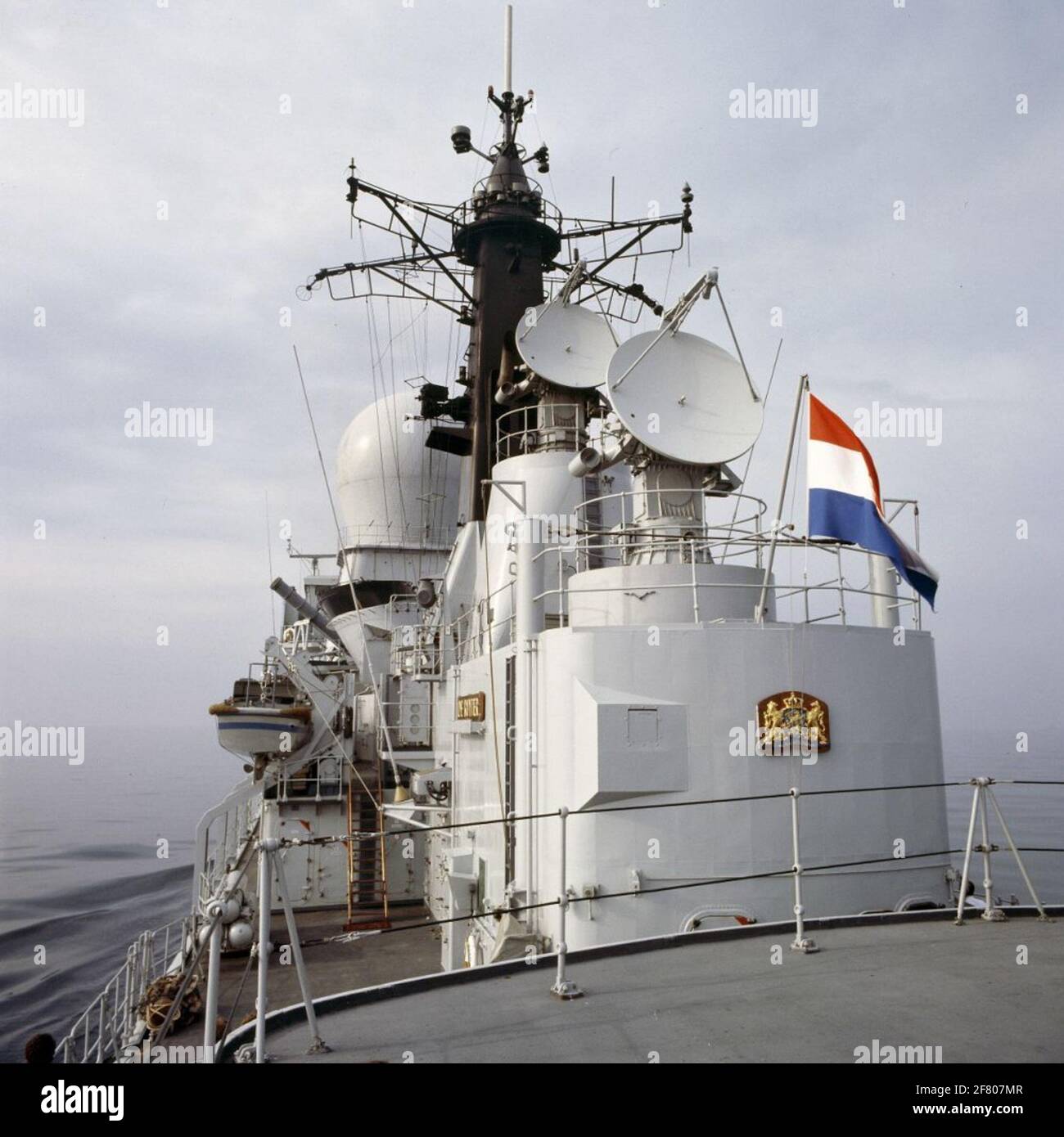 A portion of the combat radar system of the GW-FREGAT HR.MS. De Ruyter ...