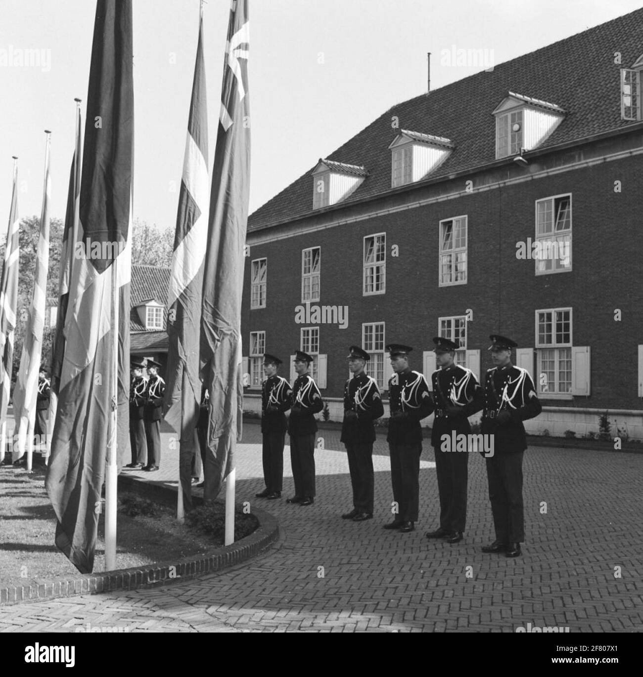 Netherlands national flags on Black and White Stock Photos & Images - Alamy