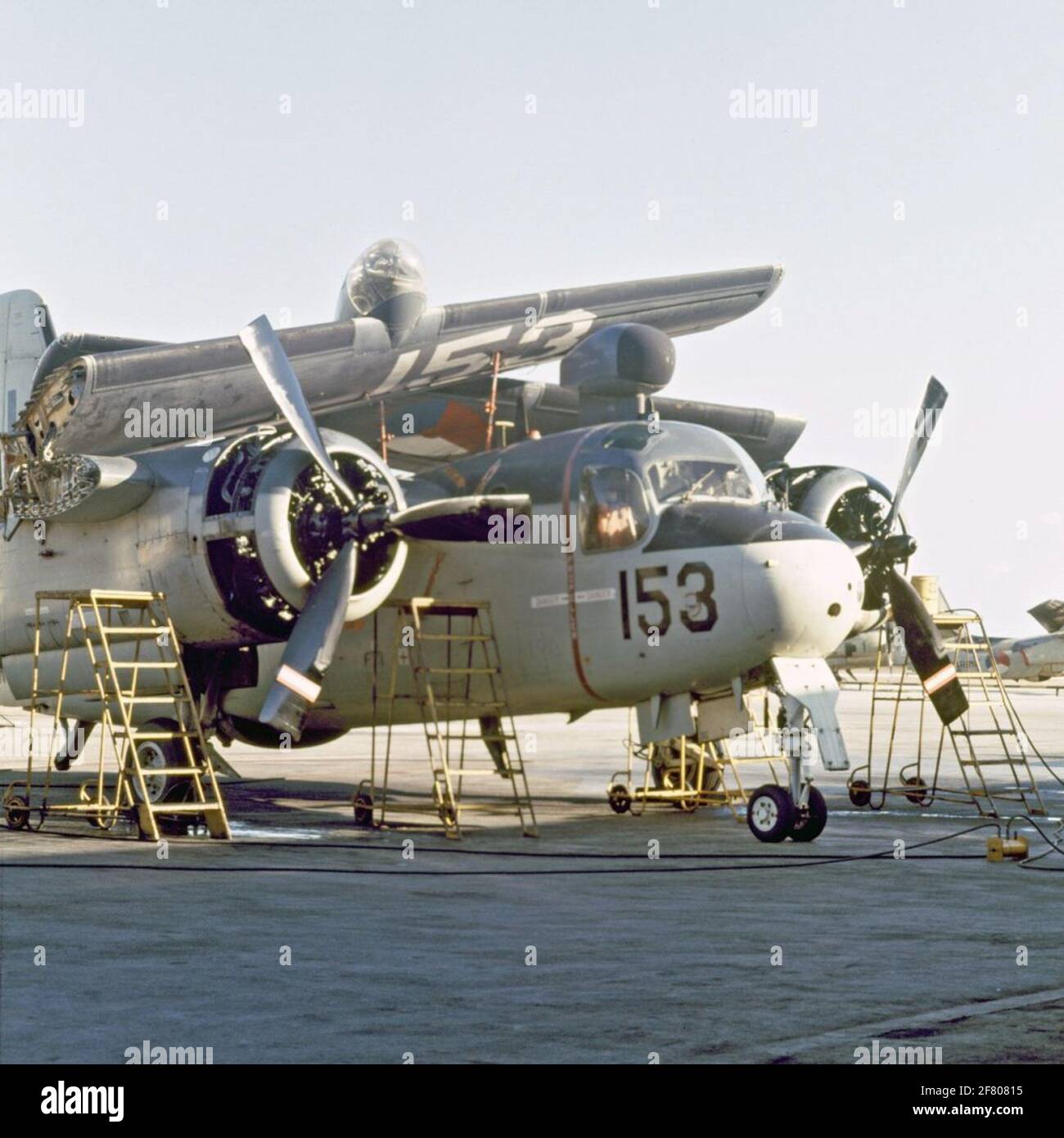 The Grumman S2F-1 (S-2A) Tracker Submarine booth barrel plane 153 (1960 ...