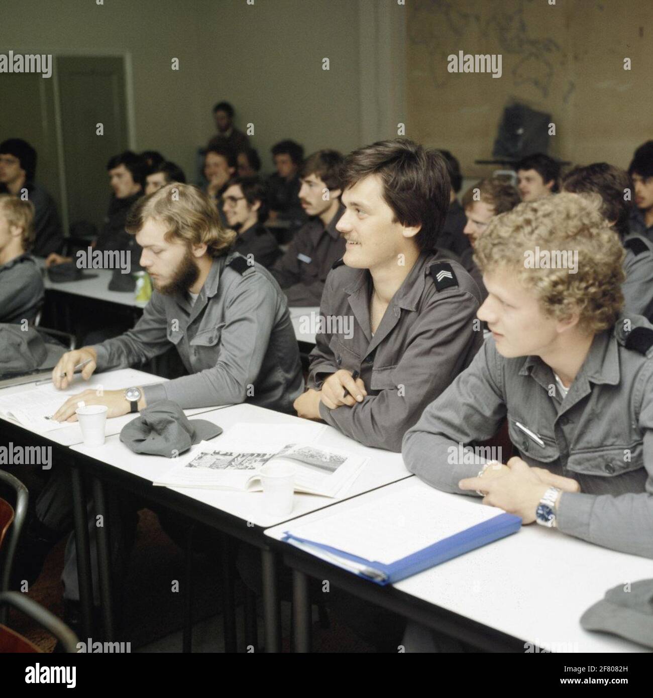 Soldiers in training at the Air Force Officer and framework school ...