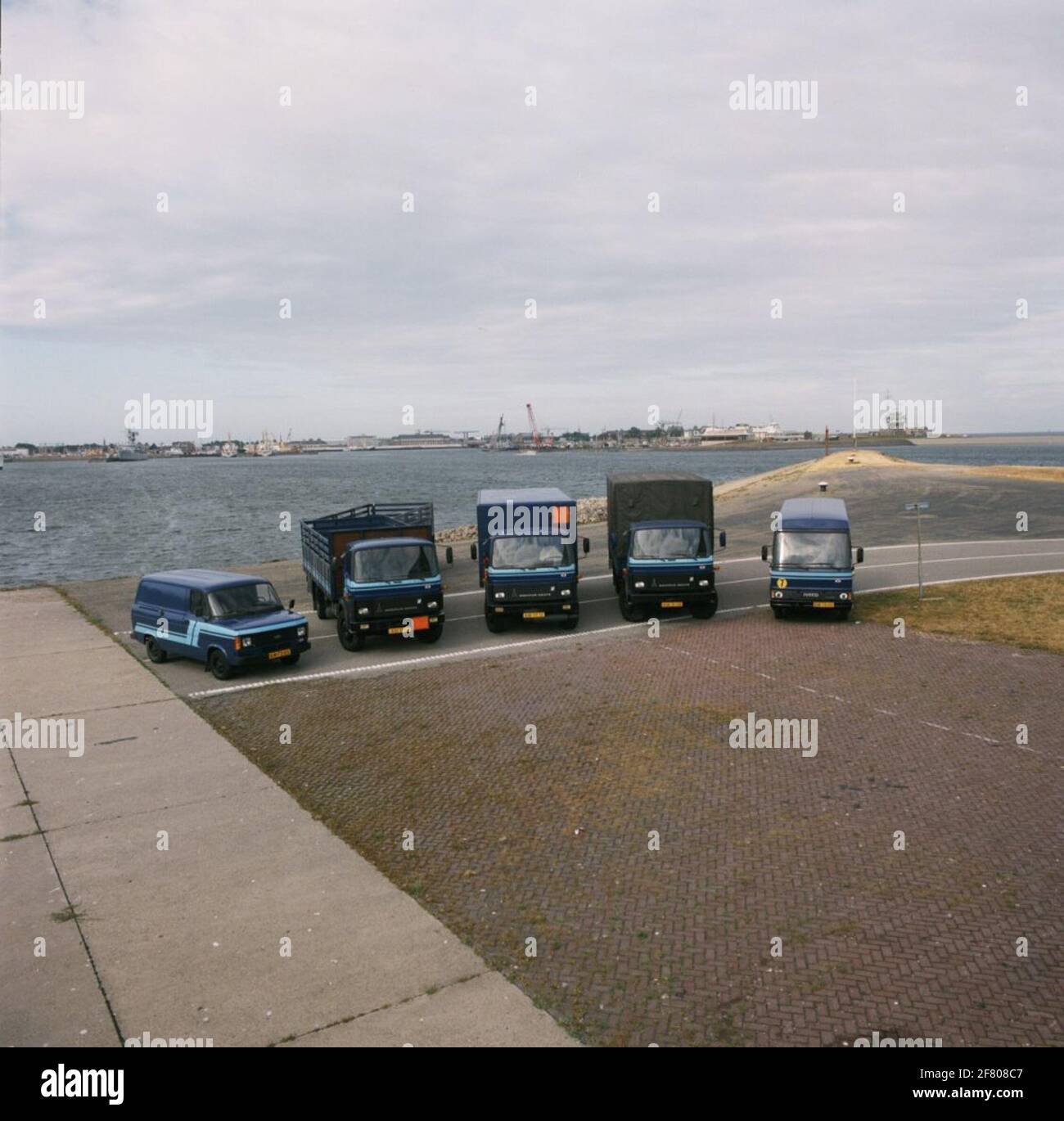 KM vehicles in a renovated color combination Stock Photo - Alamy