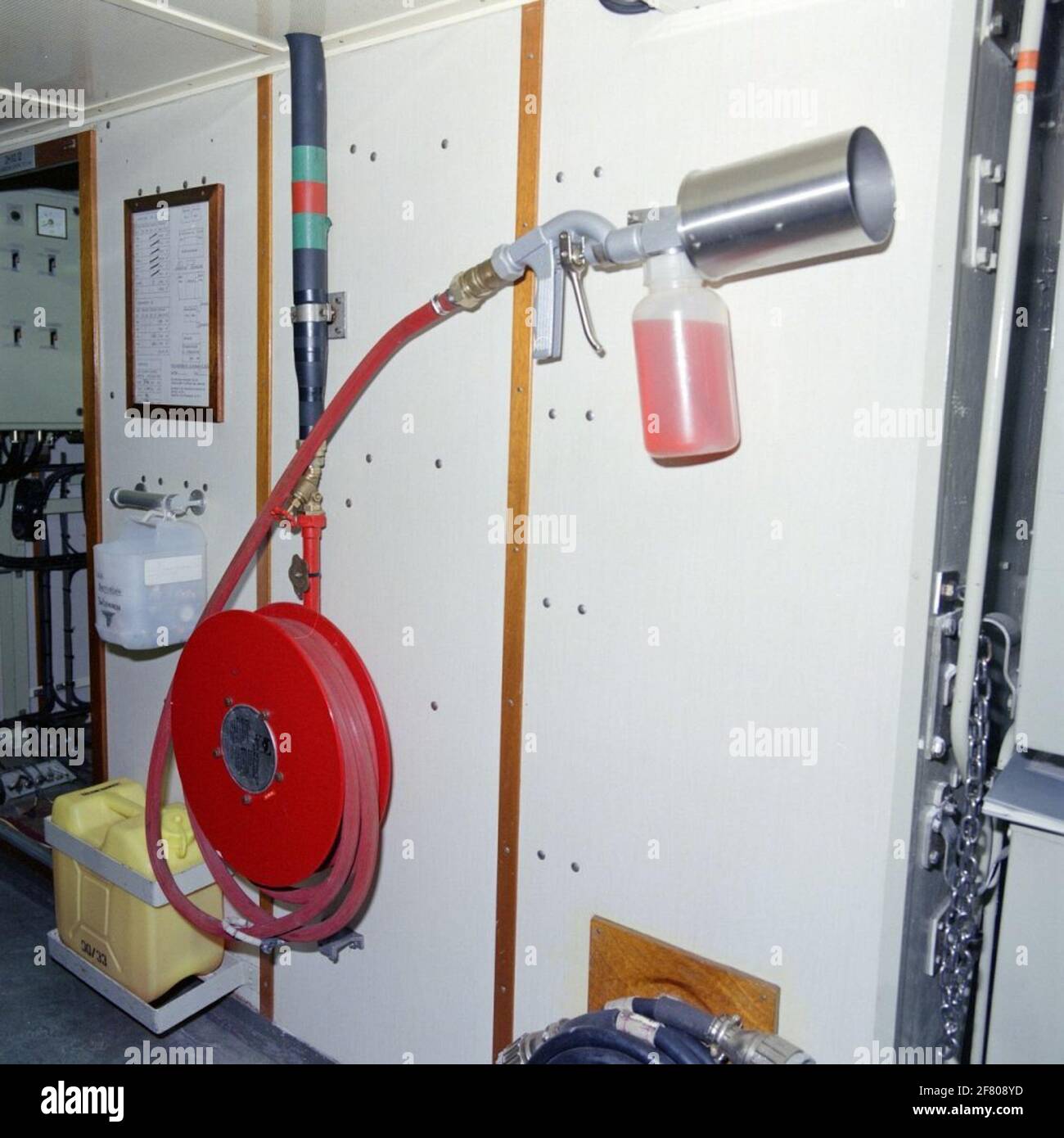 Technical recording from fire-fighting agents at the school for NBCD ...