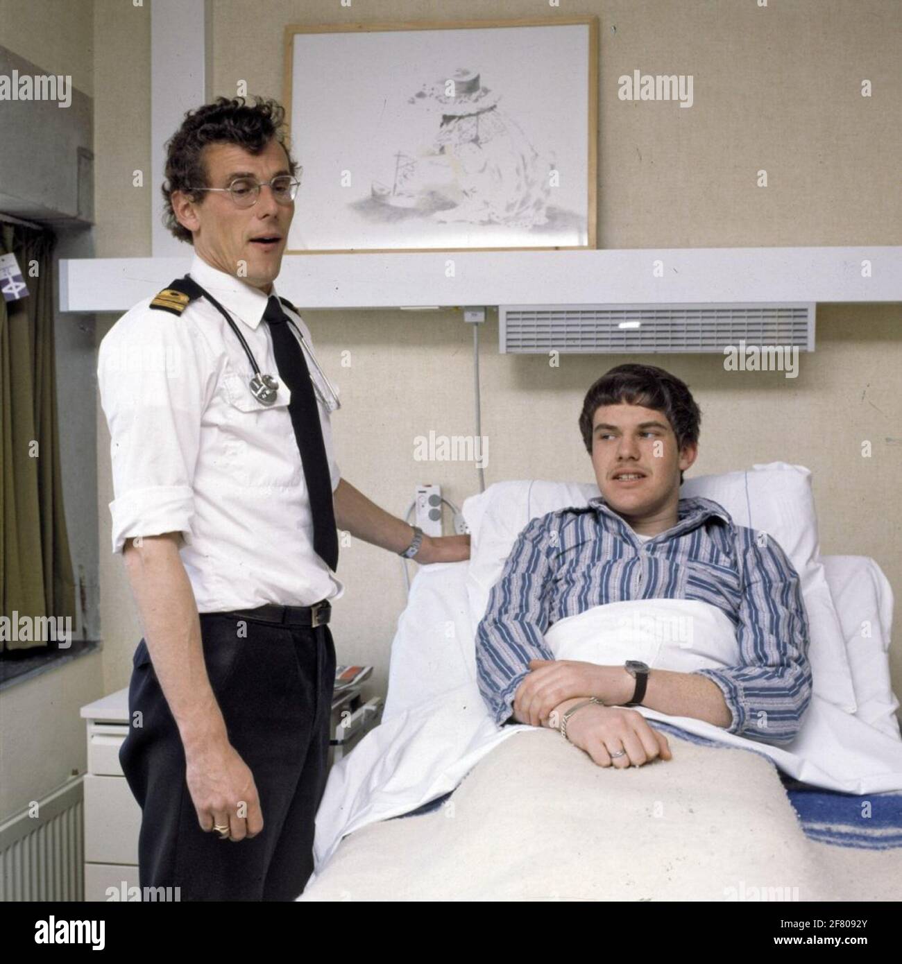 Officer doctor in white shirt (belonging to the day Stock Photo - Alamy