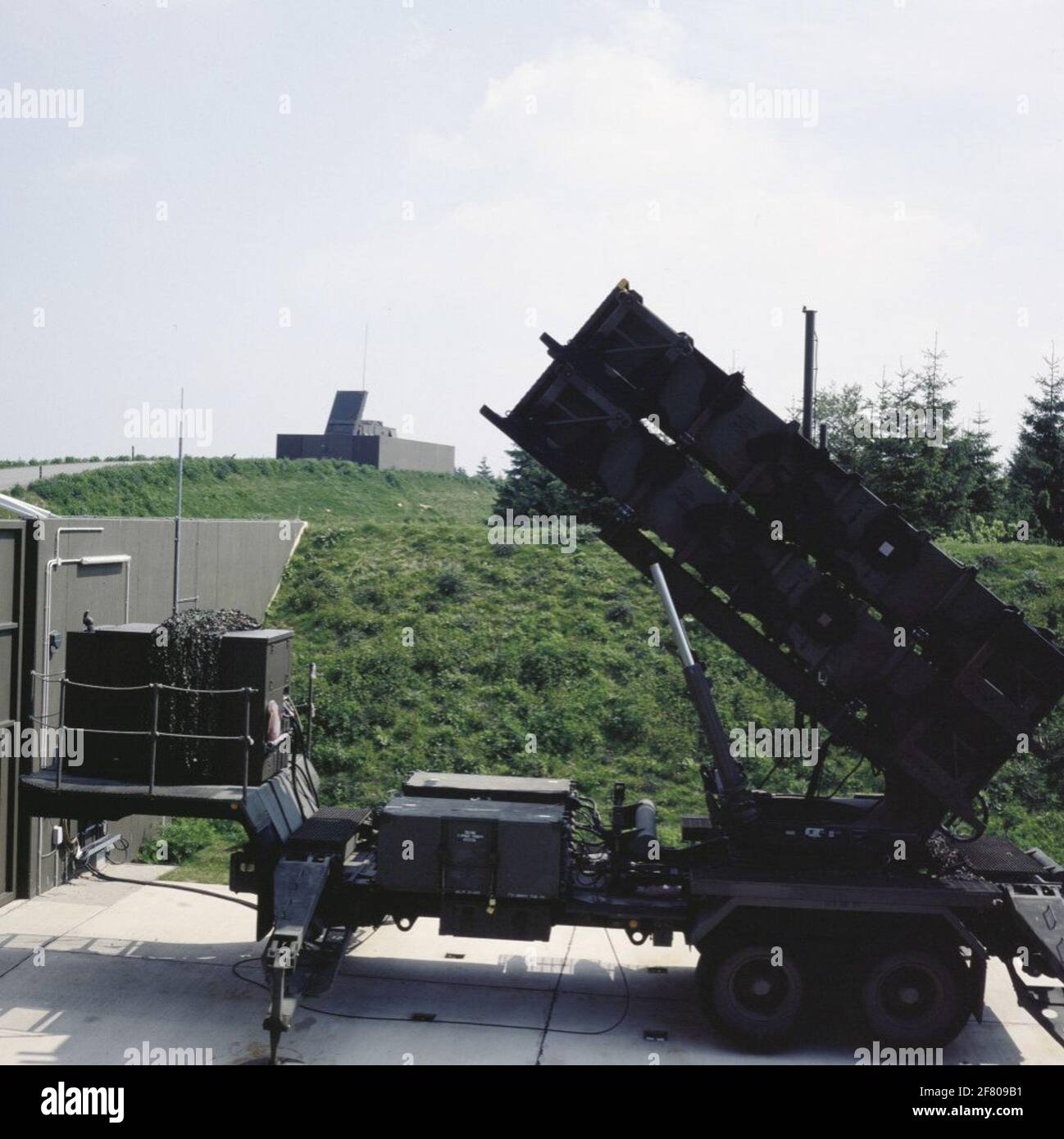 Patriot launcher on the site. The launching station is in a swollense ...