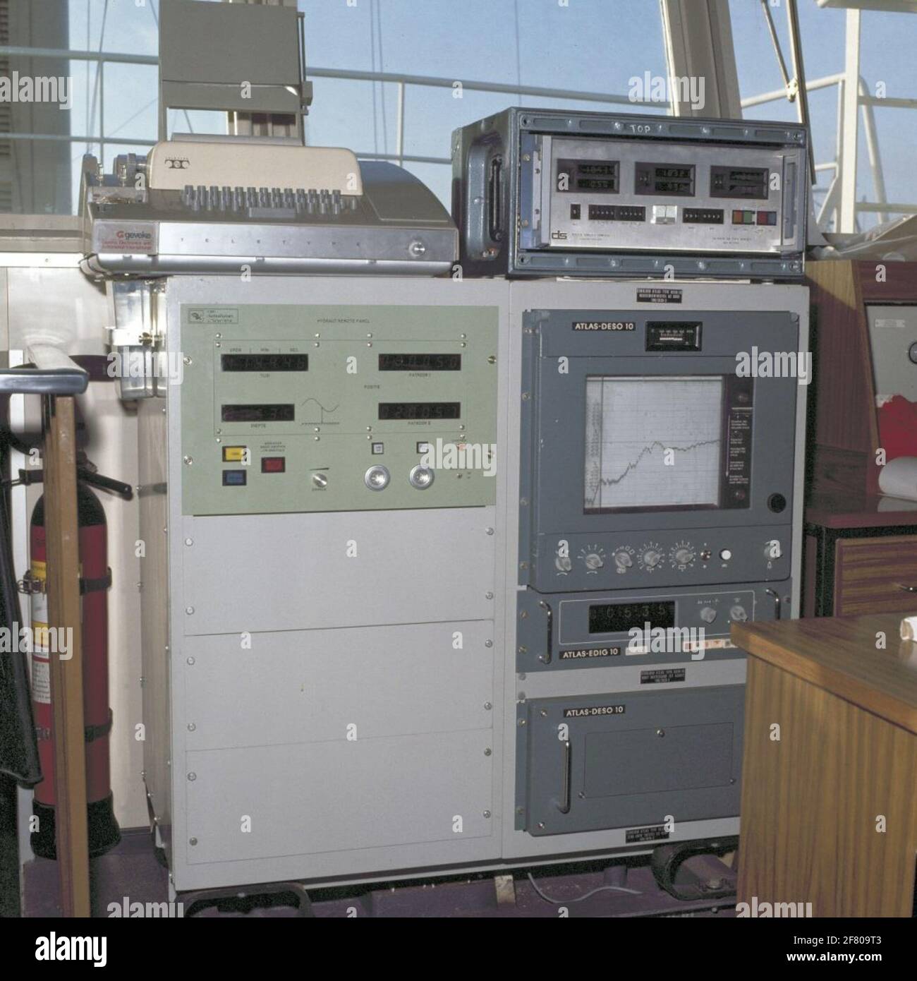 Measuring instruments A / B from the Oceanographic research vessel Hr ...