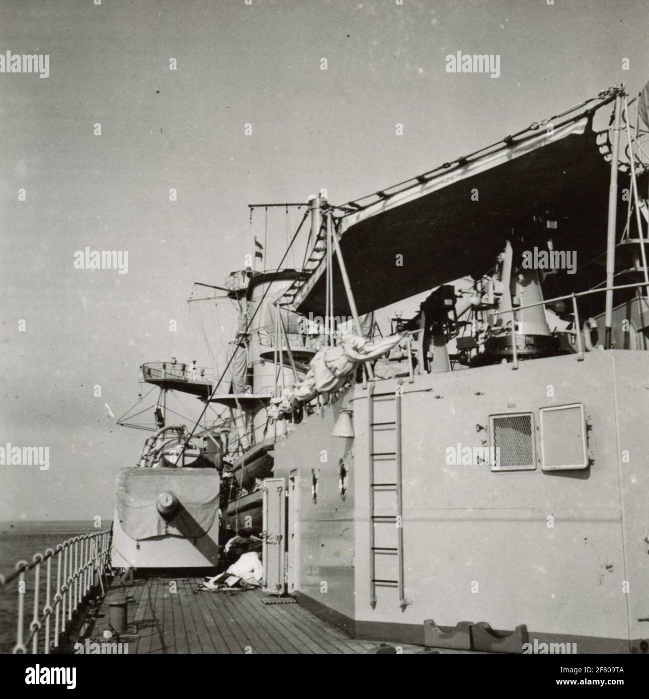 Cruiser Hr.Ms. Sumatra (1926-1942) Details Ship Life in Noi Stock Photo ...