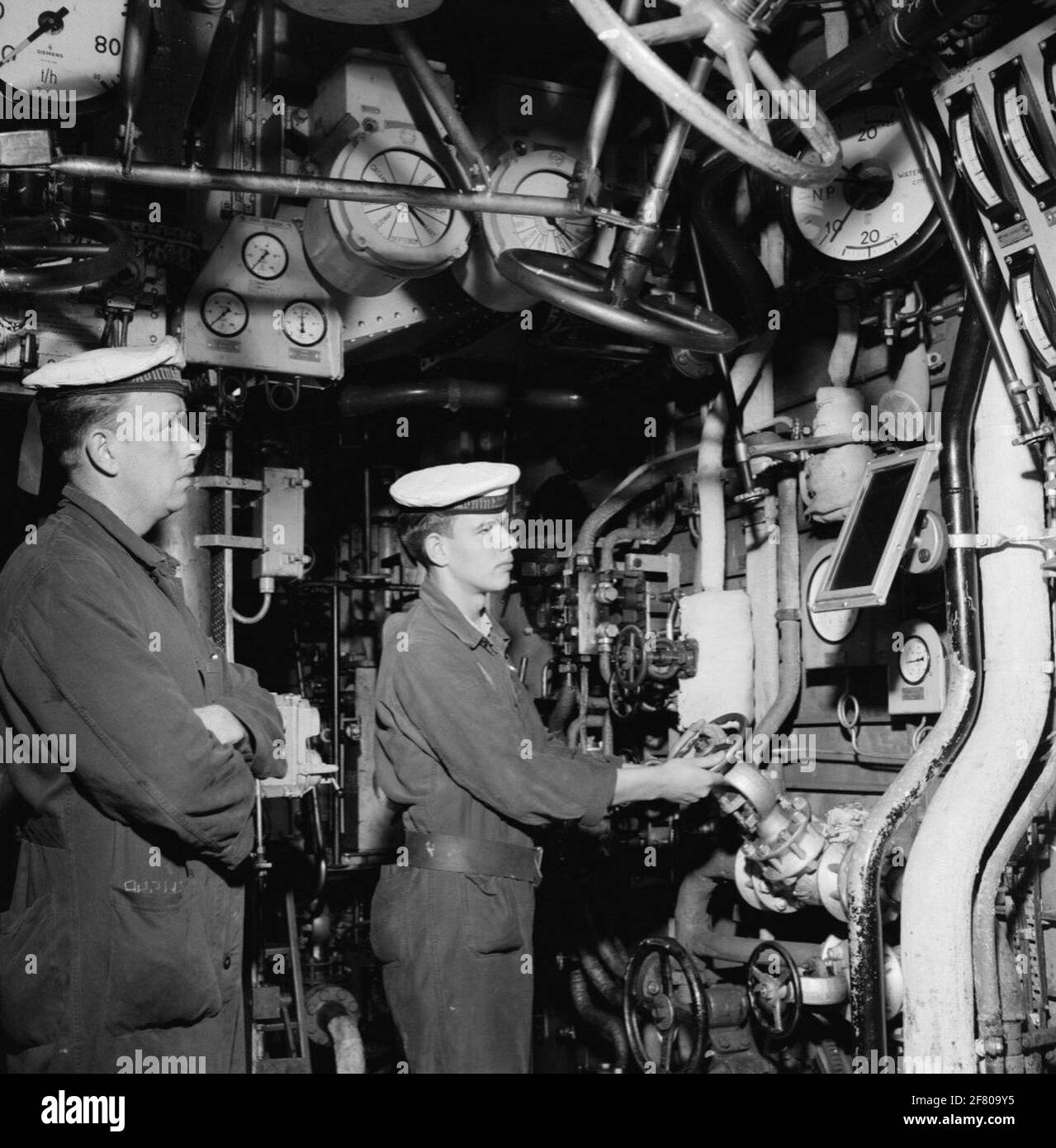 A corporal driver to the maneuvering Submarine hunter Hr.Ms. Utrecht (D ...