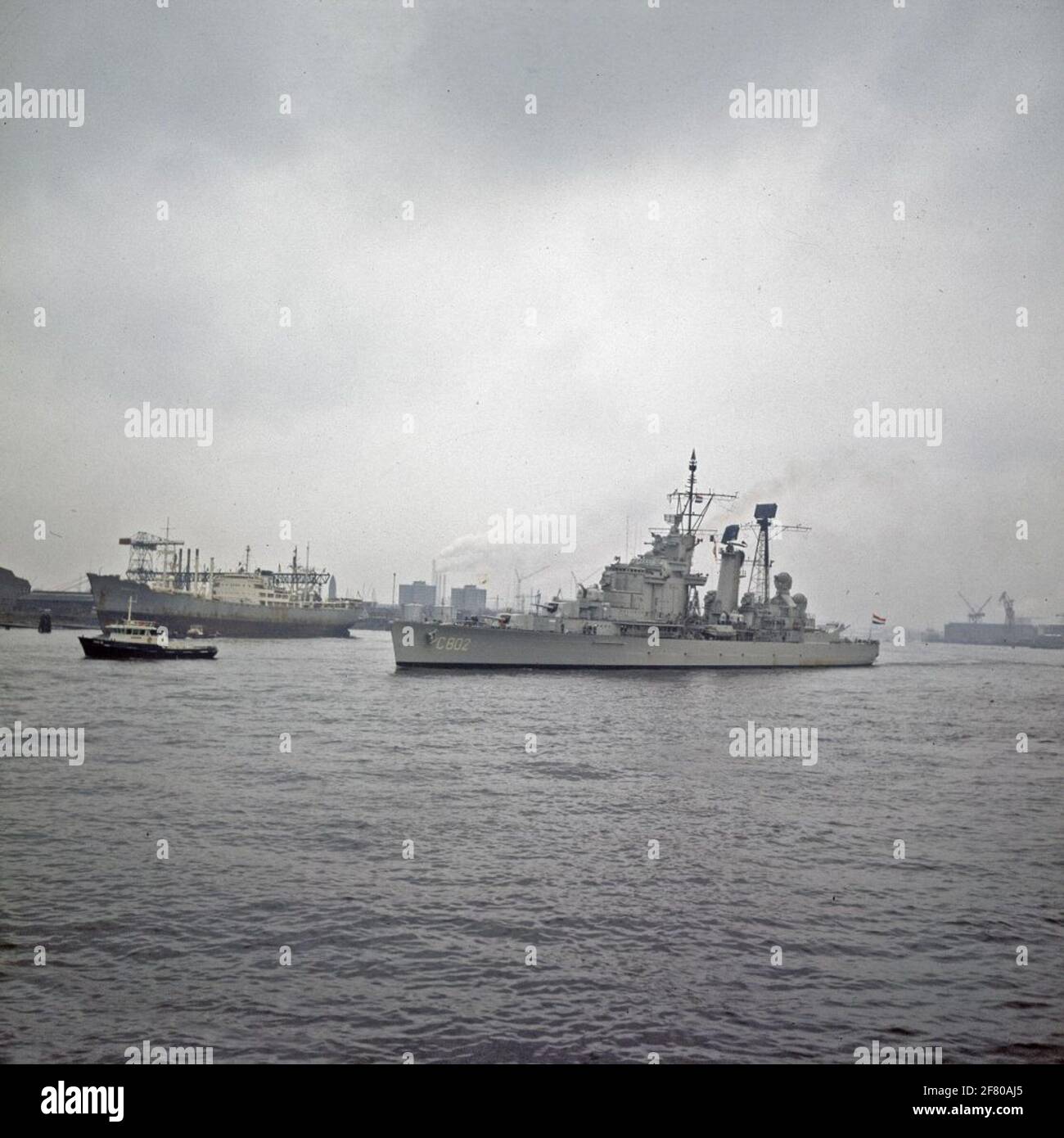 Cruiser Hr.Ms. The Seven Provinces (1954-1975 Stock Photo - Alamy