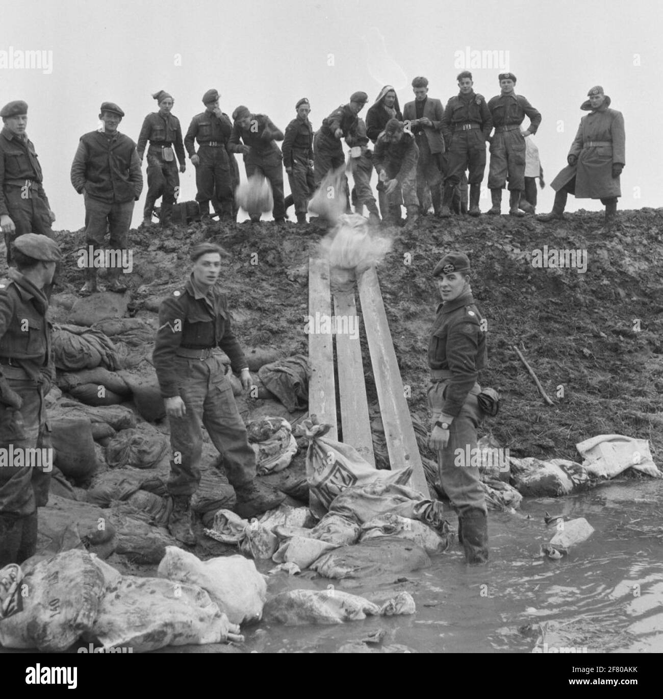 Water release disaster 1953 Stock Photo - Alamy