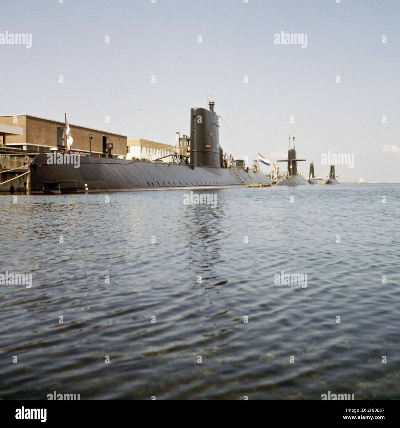 In the front of the submarine Hr.Ms. Potvis (1965-1992) to the ...
