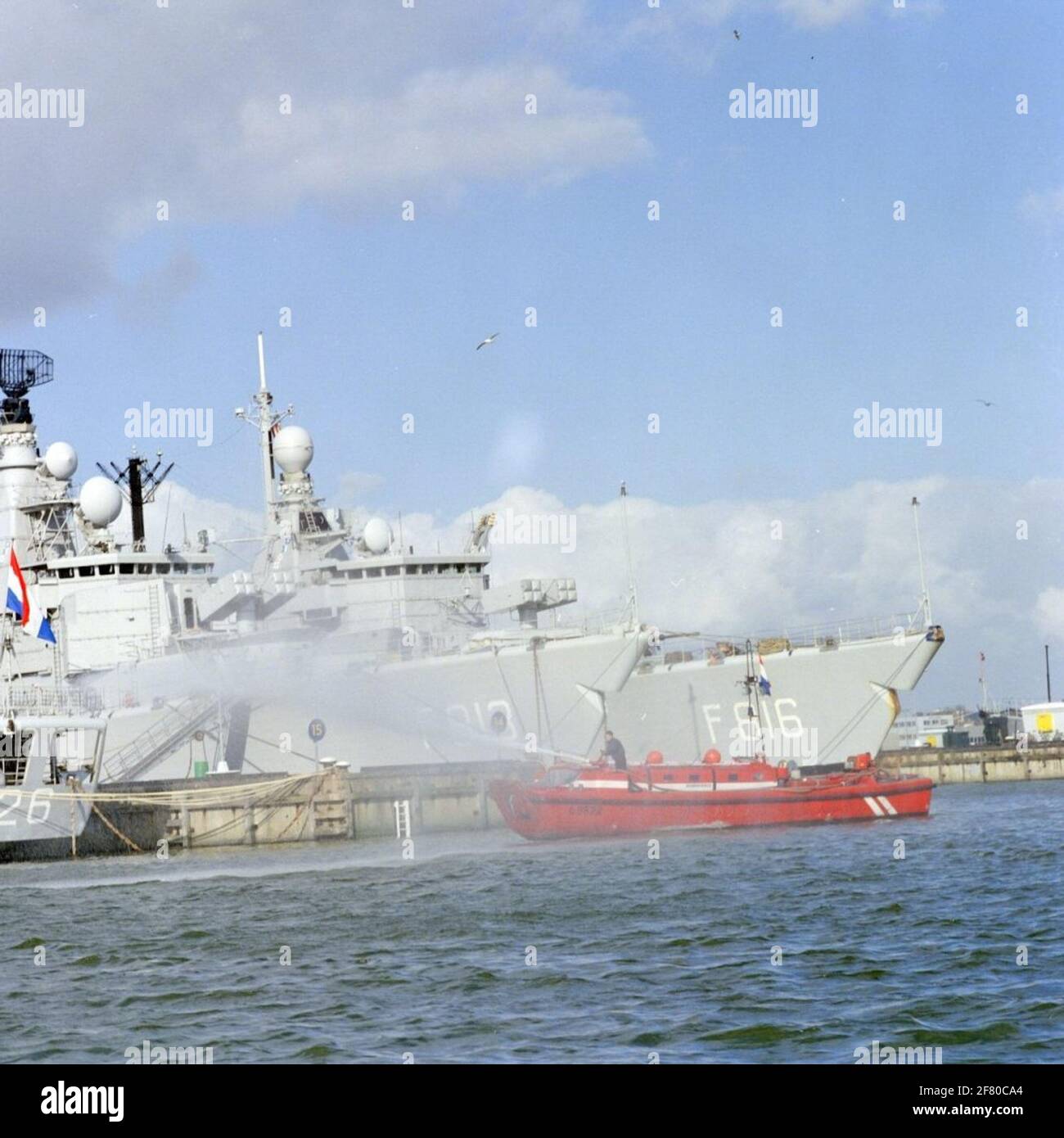 A fire extinguishing boat (1987, ex-landscape type MK i-polyester L ...