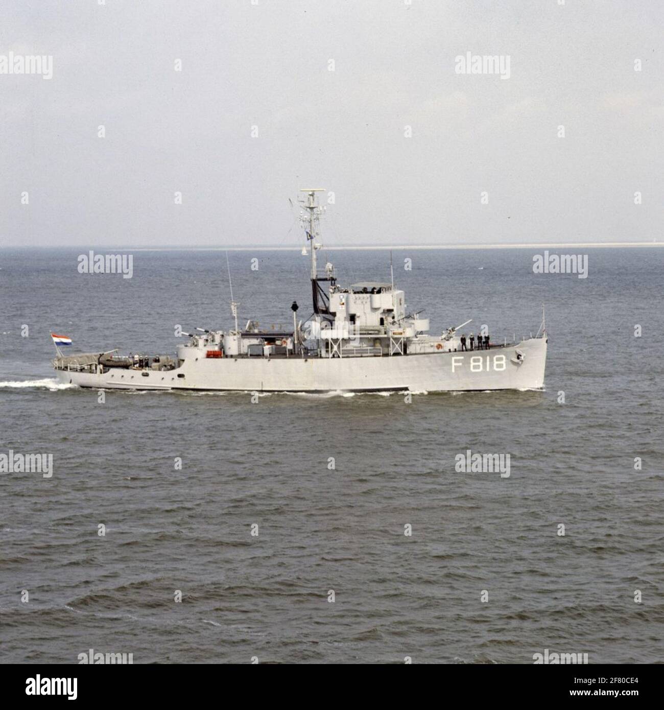 The predator class frigate hr.ms. FRET (EX-US PCE 1604, 1953-1984 Stock ...