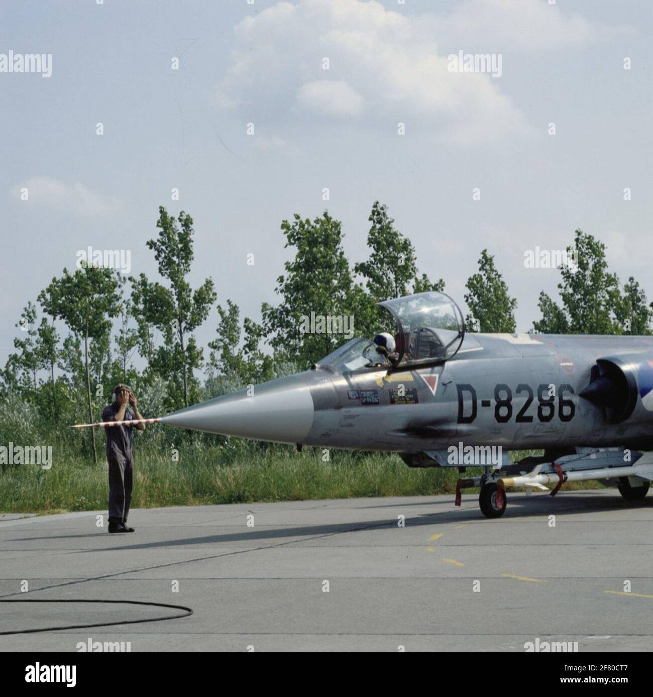 Lockheed F-104G Starfighter from 322 Squadron just returned to ...