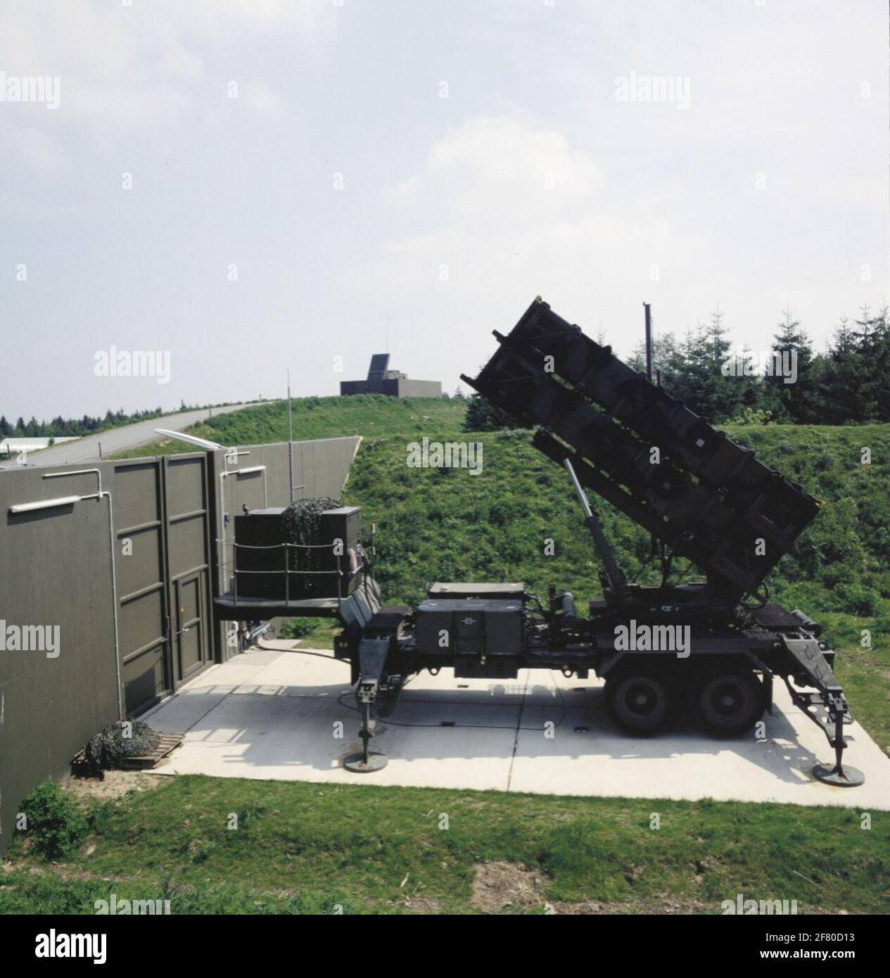 Patriot launcher on the site. The launching station is in a swollense ...