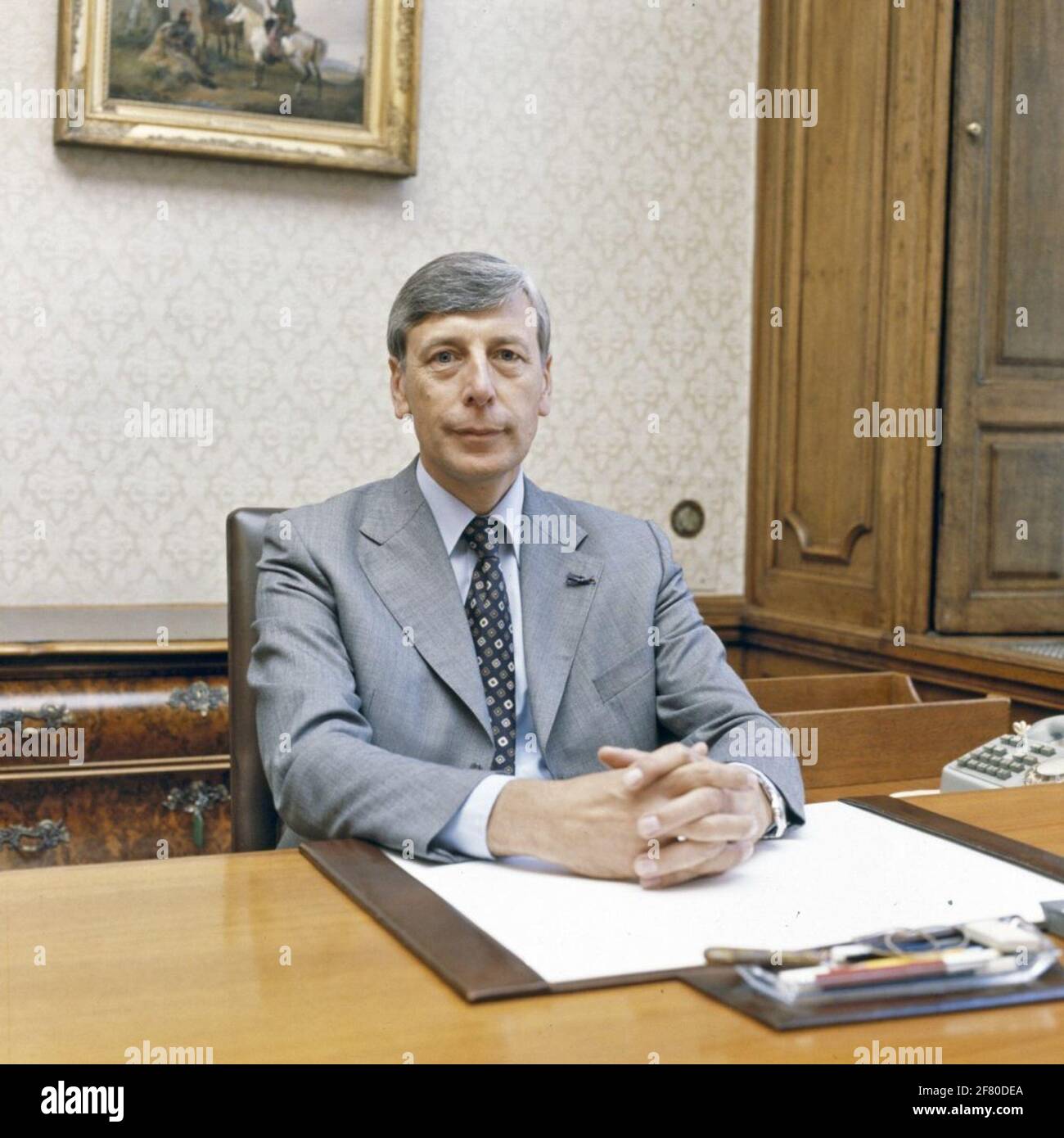 Minister of Defense (1980-1981) Dr. P.B.r. De Geus (born 1929, died ...