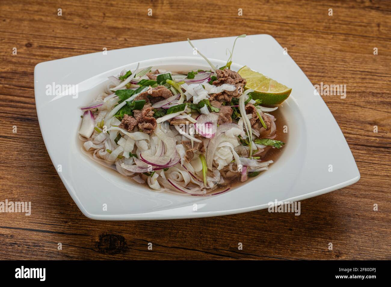 Vietnamese cuisine - beef Pho Bo soup Stock Photo - Alamy