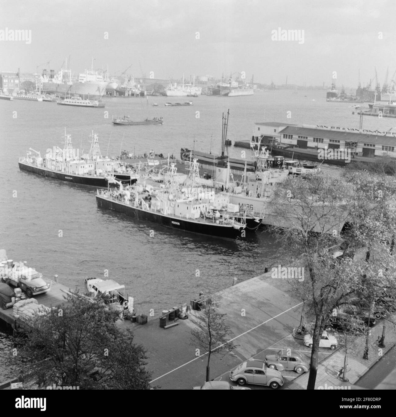 British shallow water sweeps from the Ley Class (black hull) and the ...