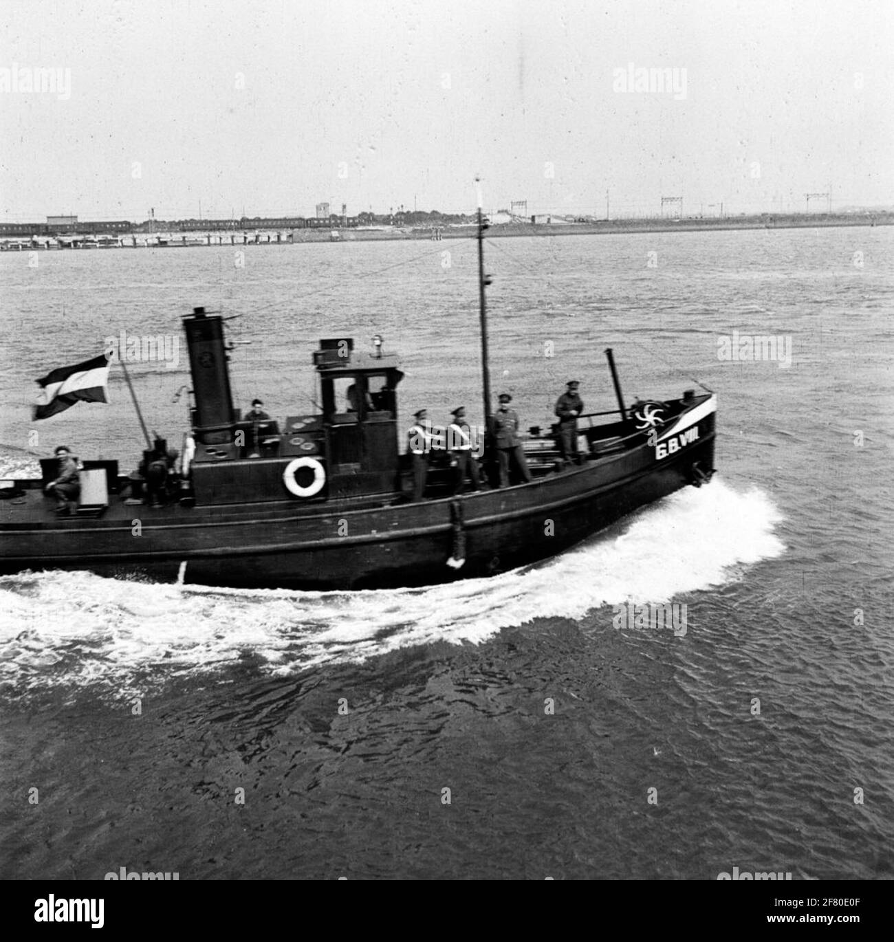 Police border guard boat Black and White Stock Photos & Images - Alamy