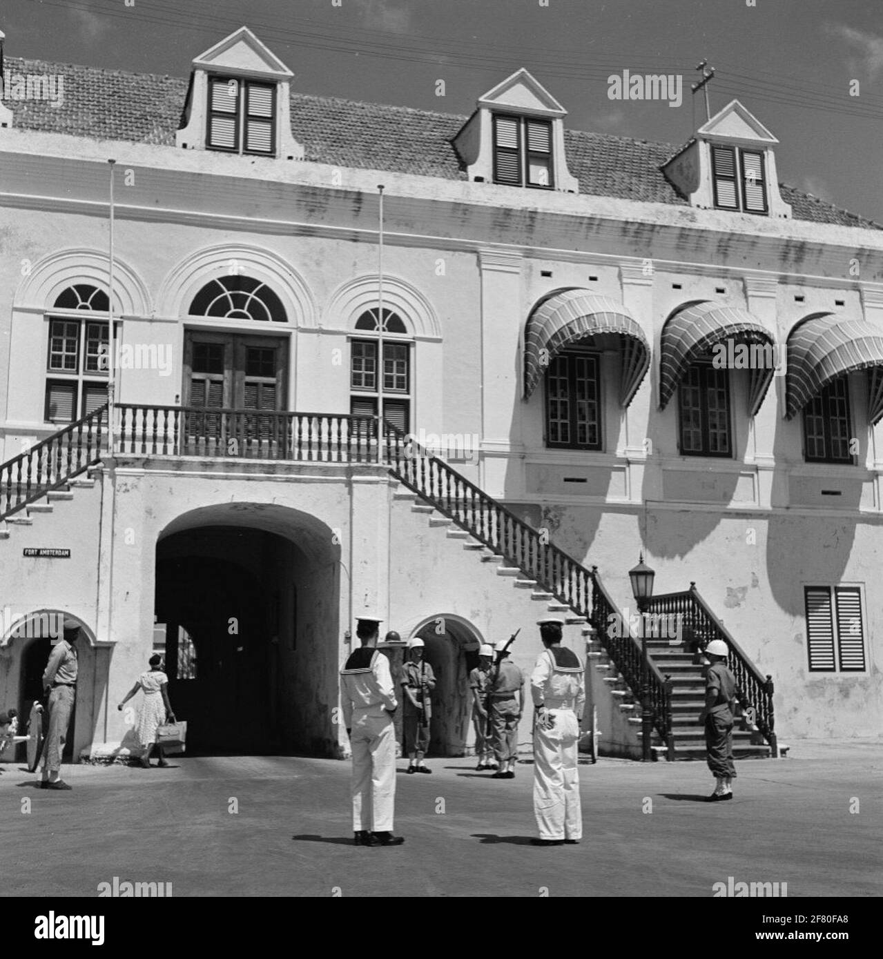 Willemstad curacao building Black and White Stock Photos & Images - Alamy