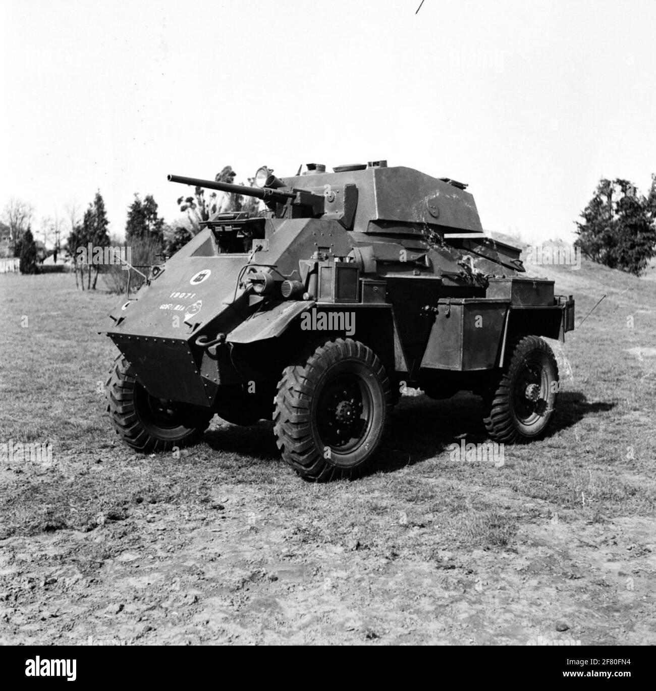 Tanks, carriers, armored vehicles (Sherman M4A1; RAM II; GMC Staghound ...