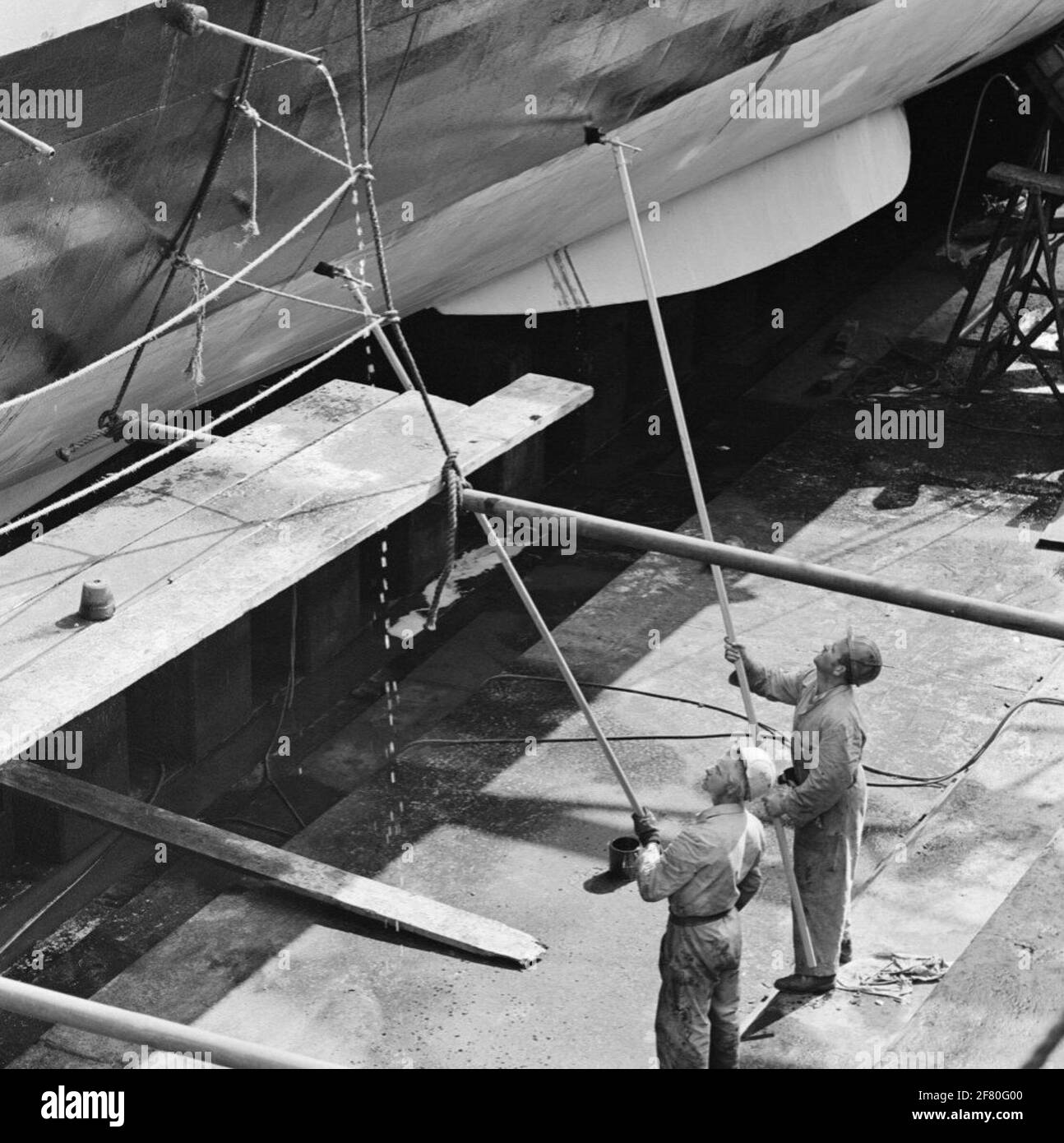 Painters at work Stock Photo - Alamy