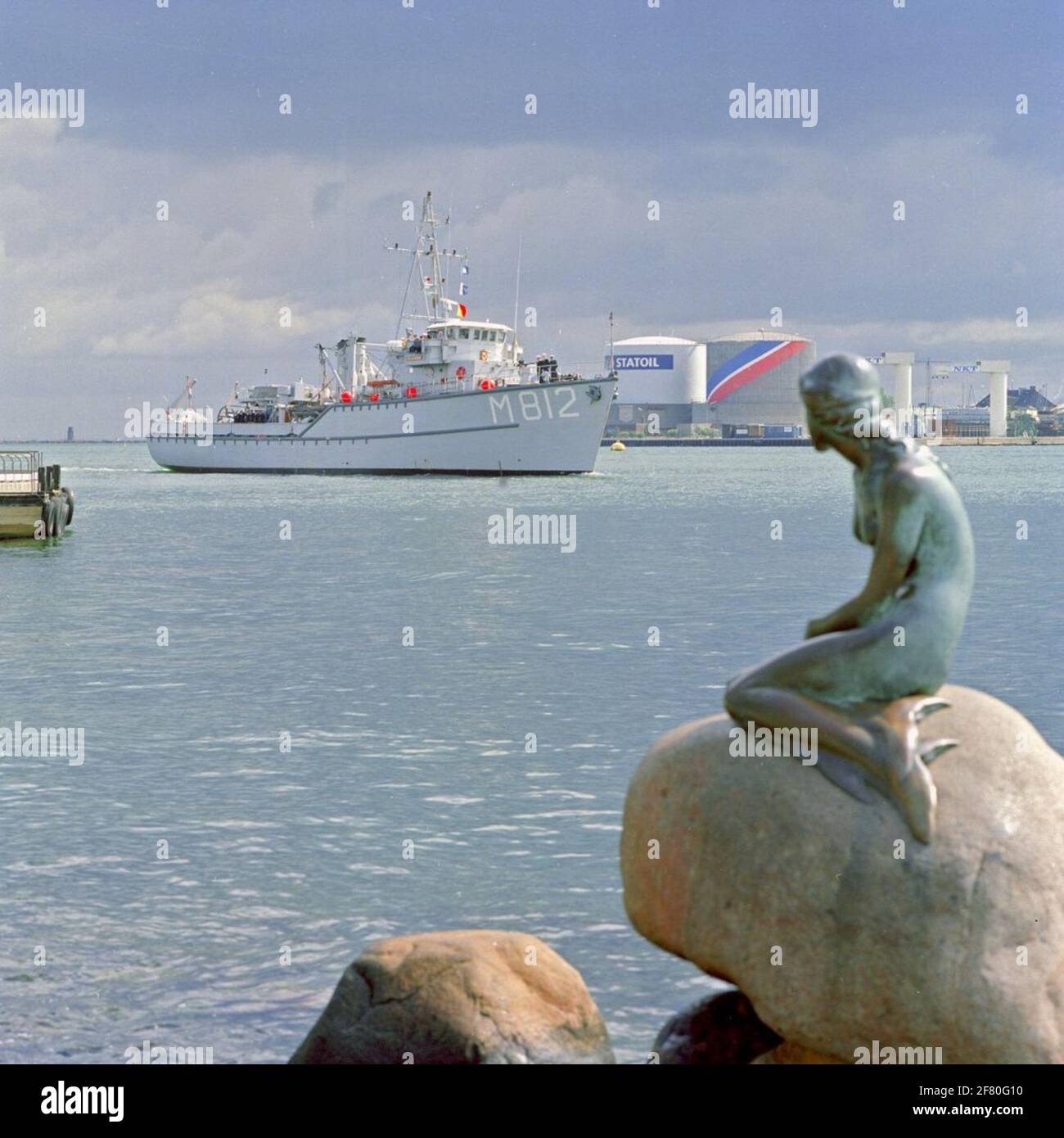 The coastal mine sweeper Hr.Ms. Drachten (1956-1993 Stock Photo - Alamy