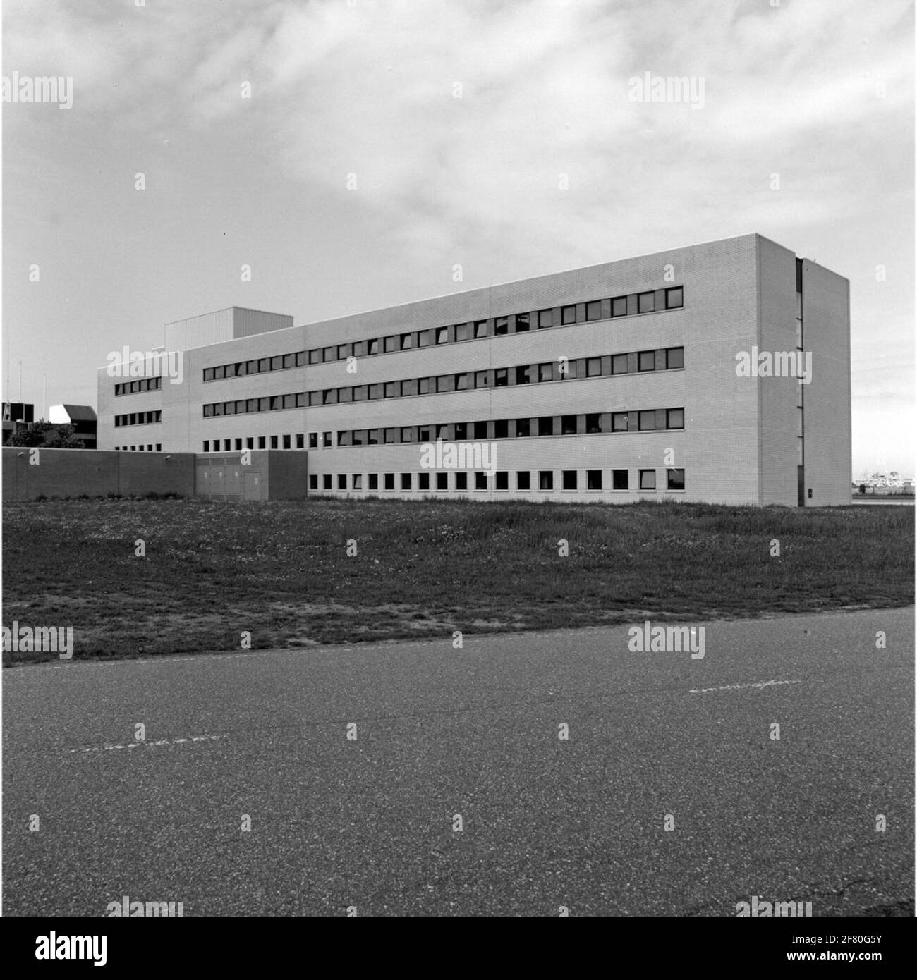 Officially opened its new building Black and White Stock Photos ...