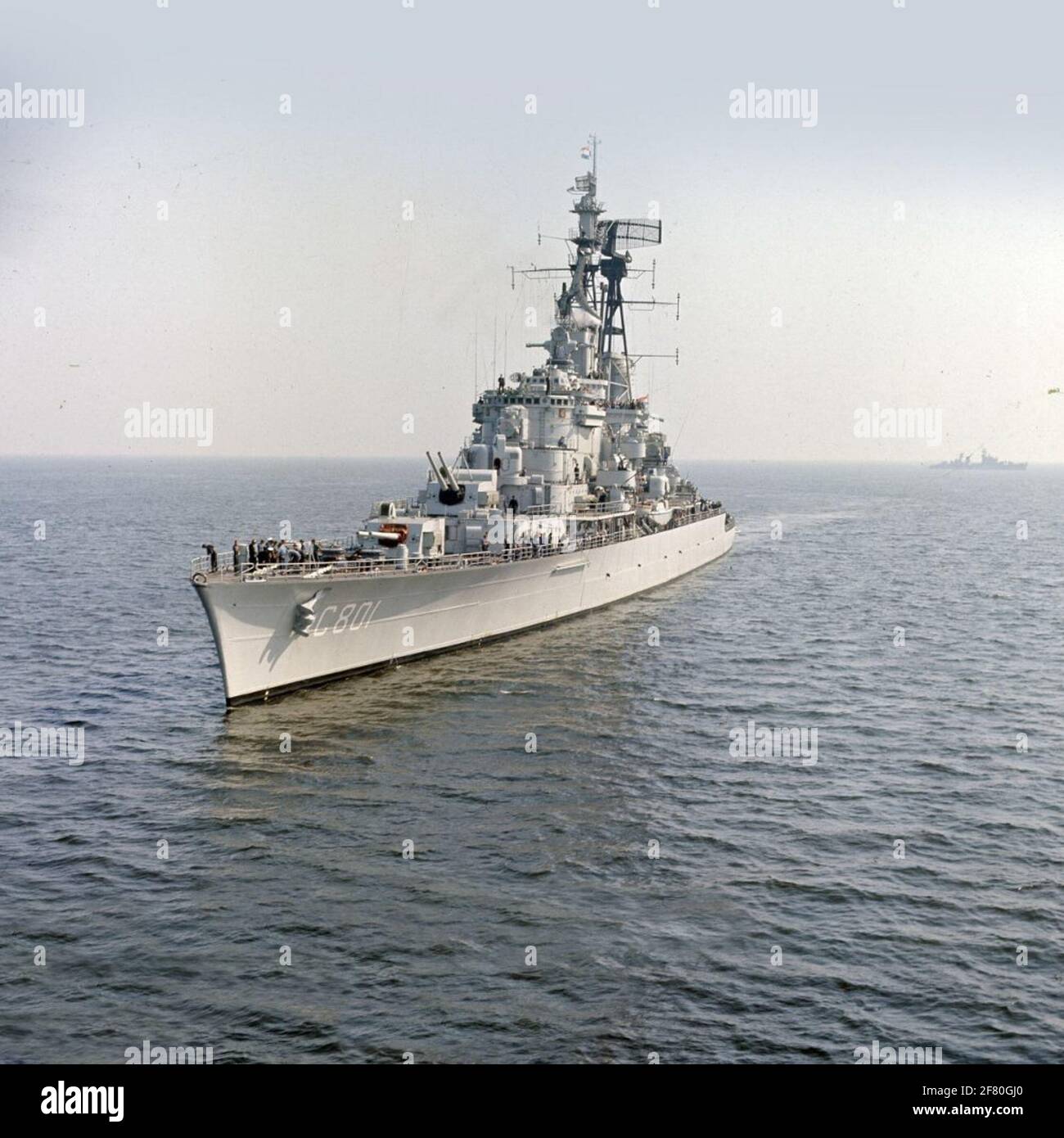 Cruiser Hr.Ms. De Ruyter (1953-1972 Stock Photo - Alamy