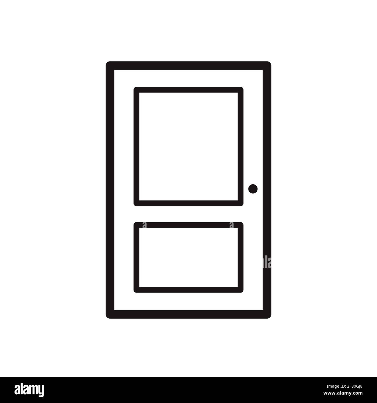 Closed door office Stock Vector Images - Alamy