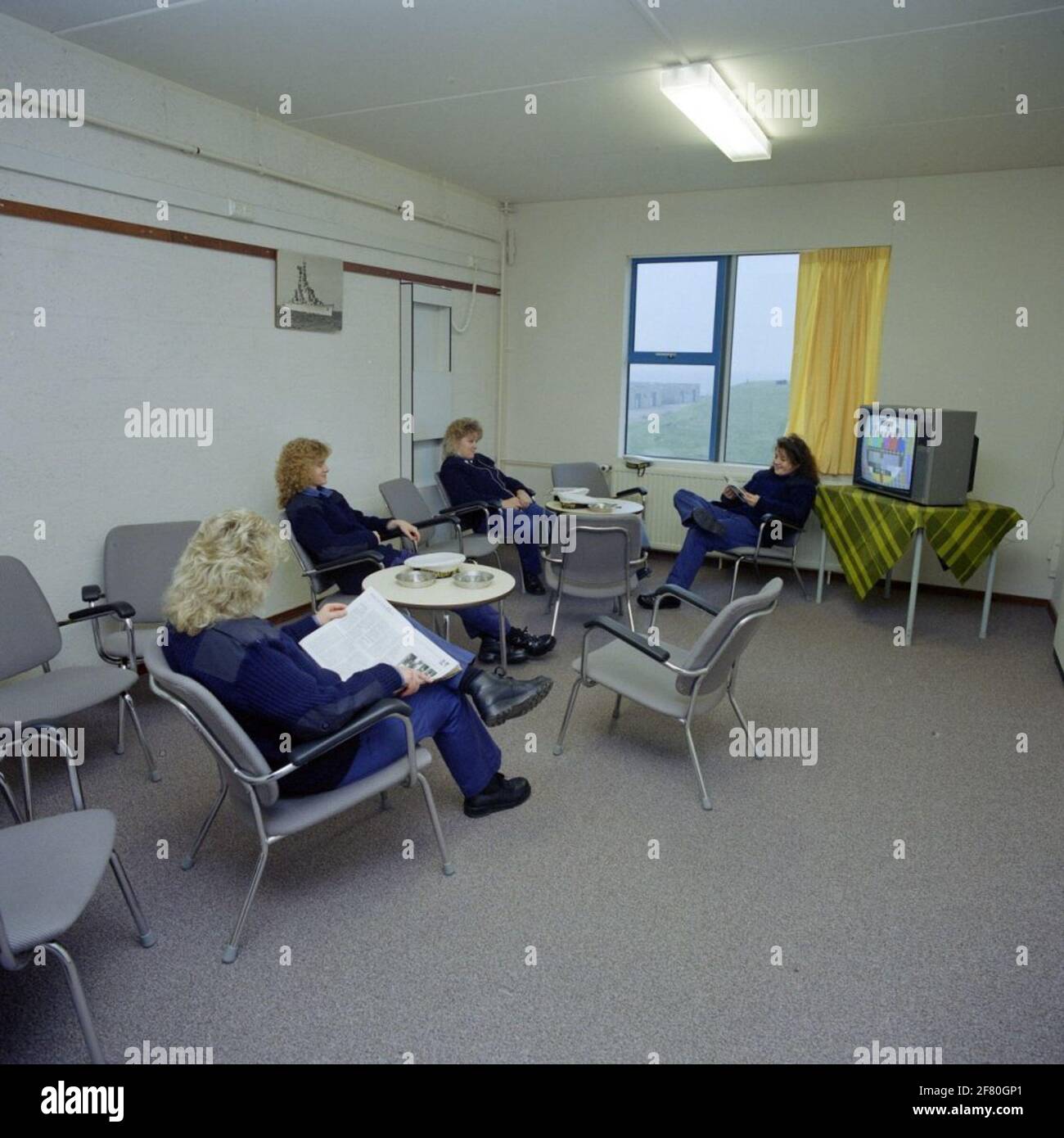 New construction crew quarters Marine Barracks Willemsoord Stock Photo ...