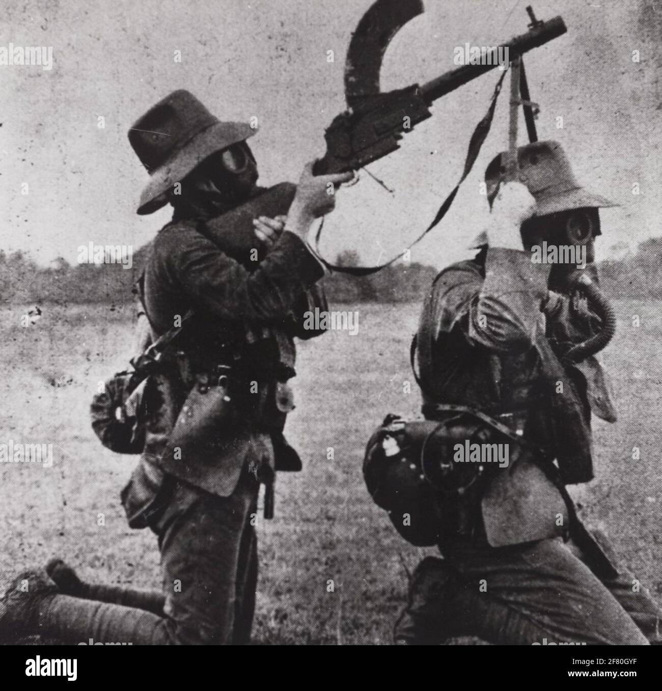 Infantry Knill in Exercise with De Danish Madson KarabijnMitrailleur ...