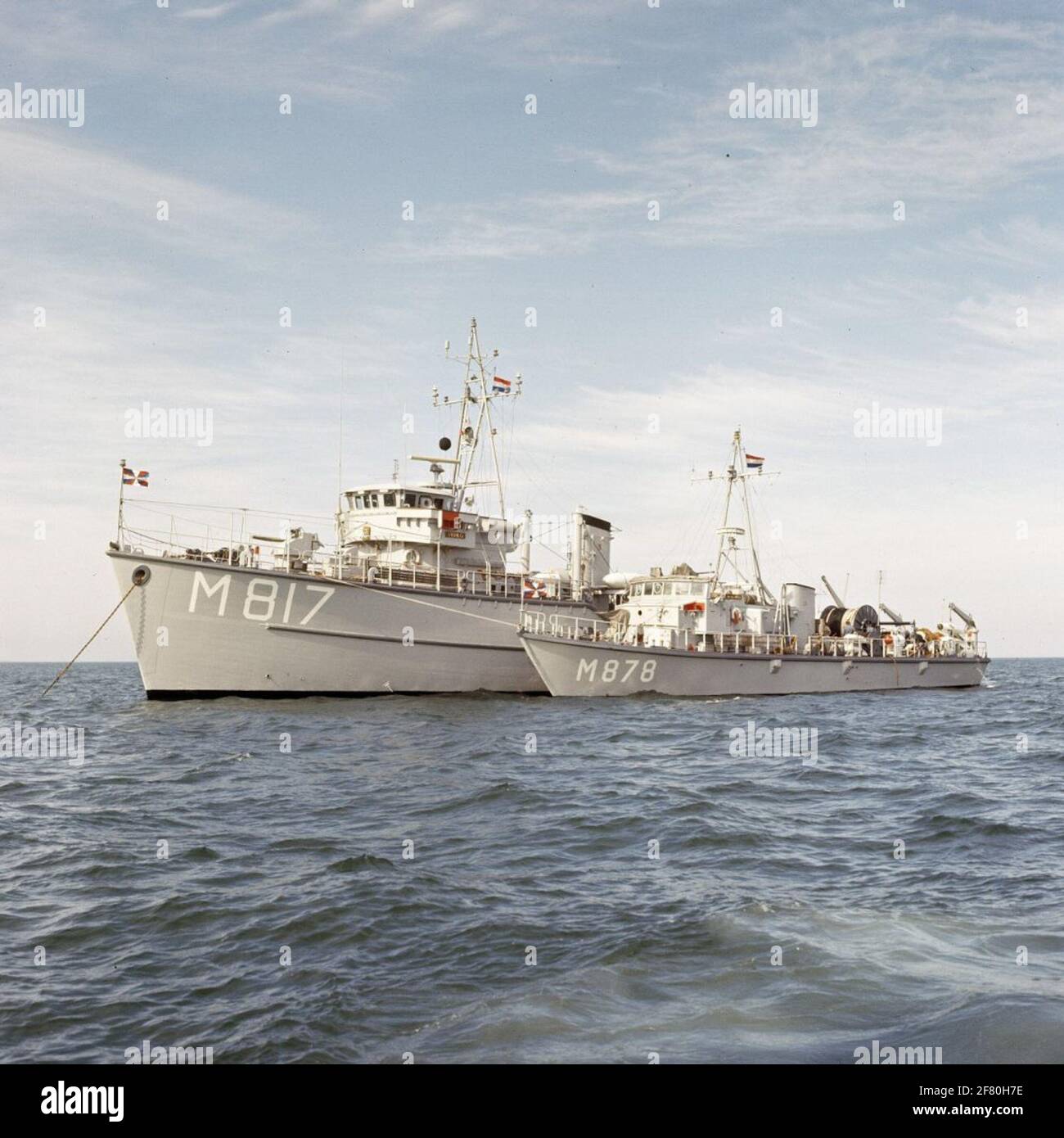 Work A / B from the coastal sweeper Hr.Ms. Venlo (EX-MSC 180, 1956-1993 ...